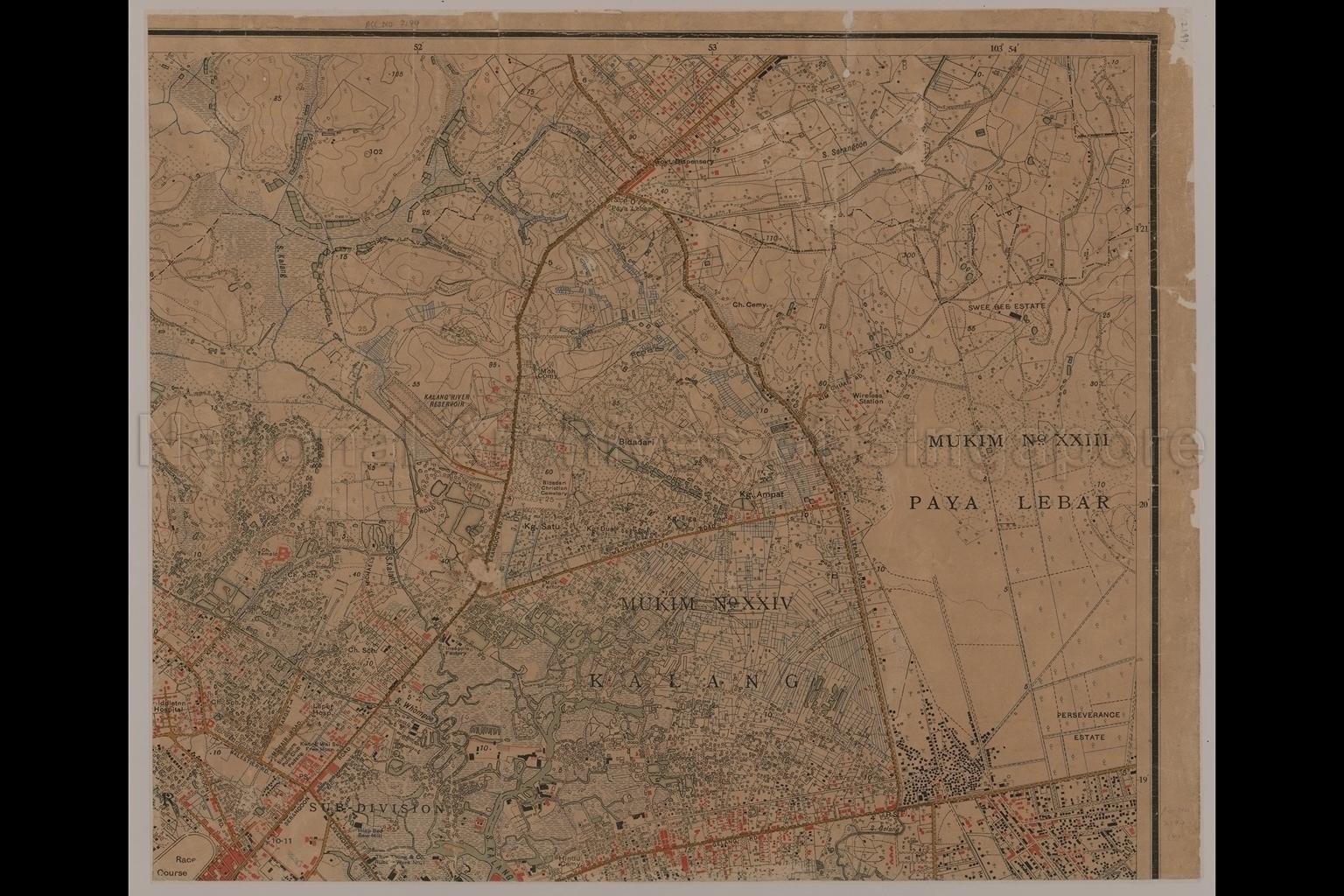 Municipal Area,Singapore,1924