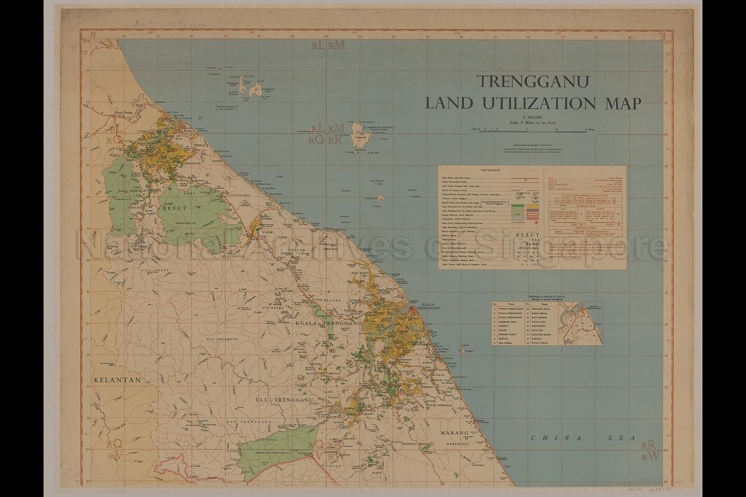 Trengganu, Land Utilisation Map