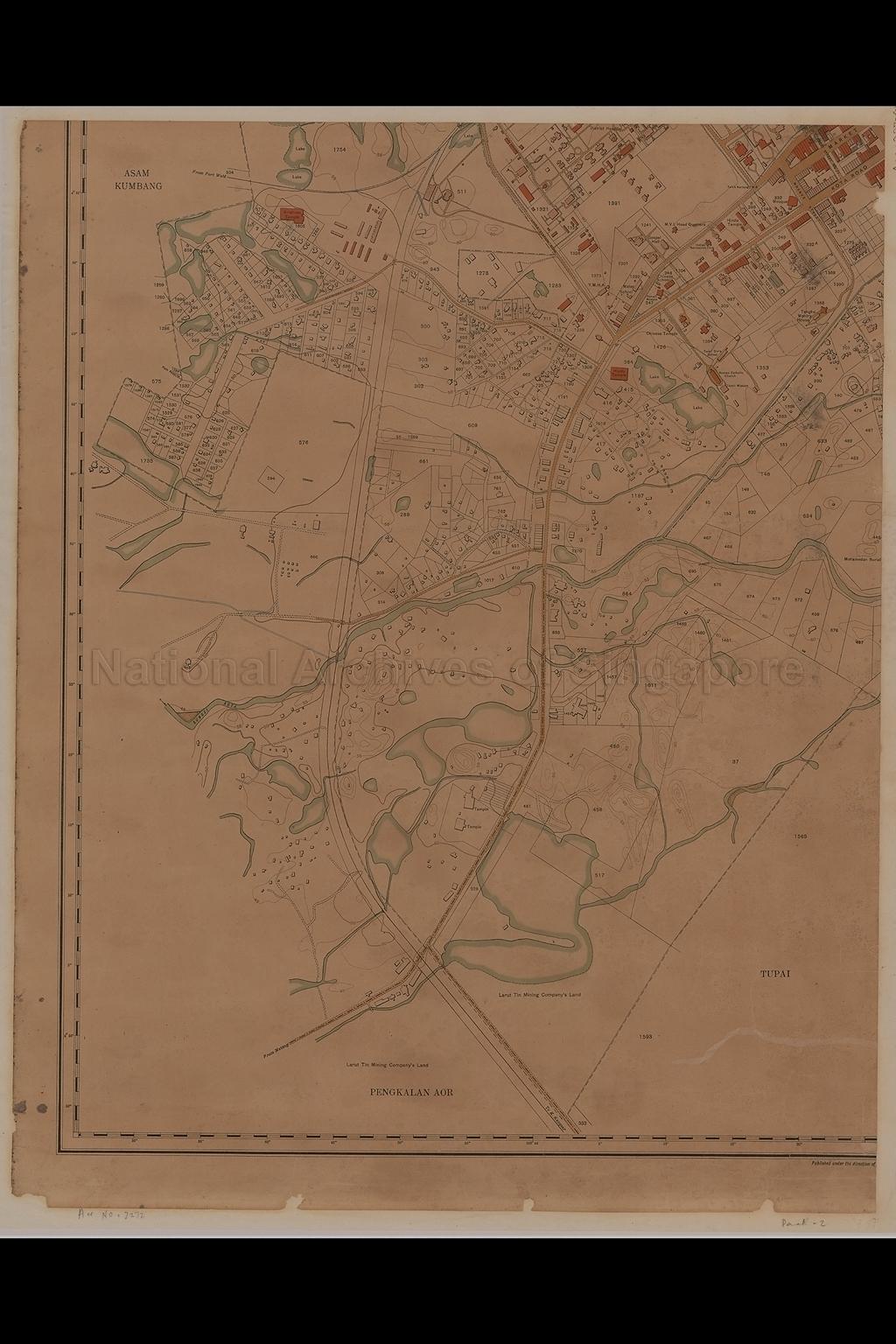 Town of Taiping, Perak, Federated Malay States,1928