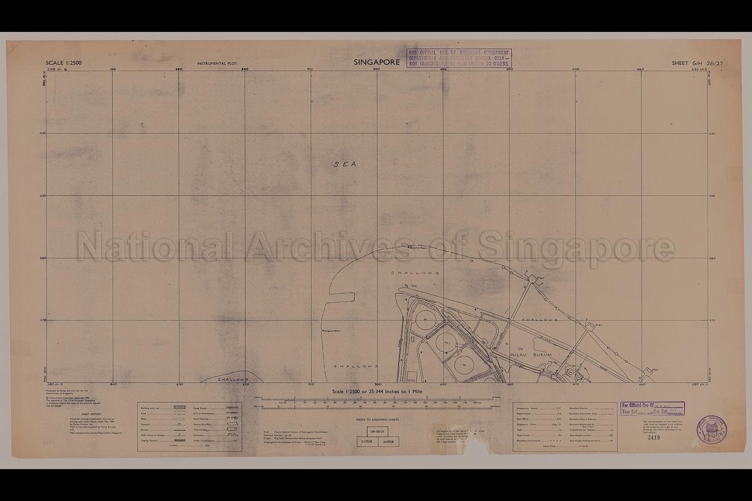 Singapore. Instrumental Plot - Pulau Bukom