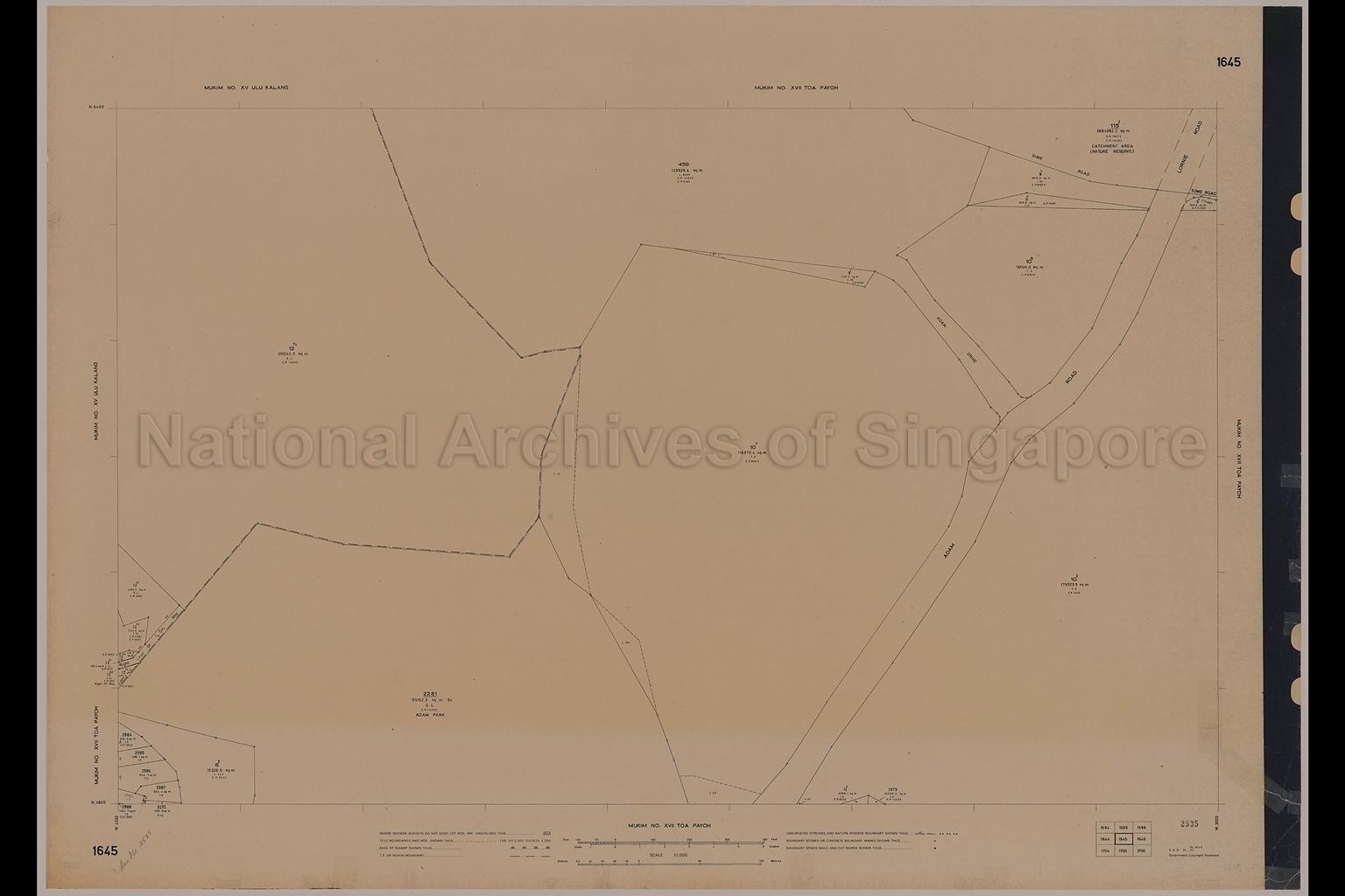 Mukim Number XV: Ulu Kalang and Mukim Number XVII: Toa Payoh
