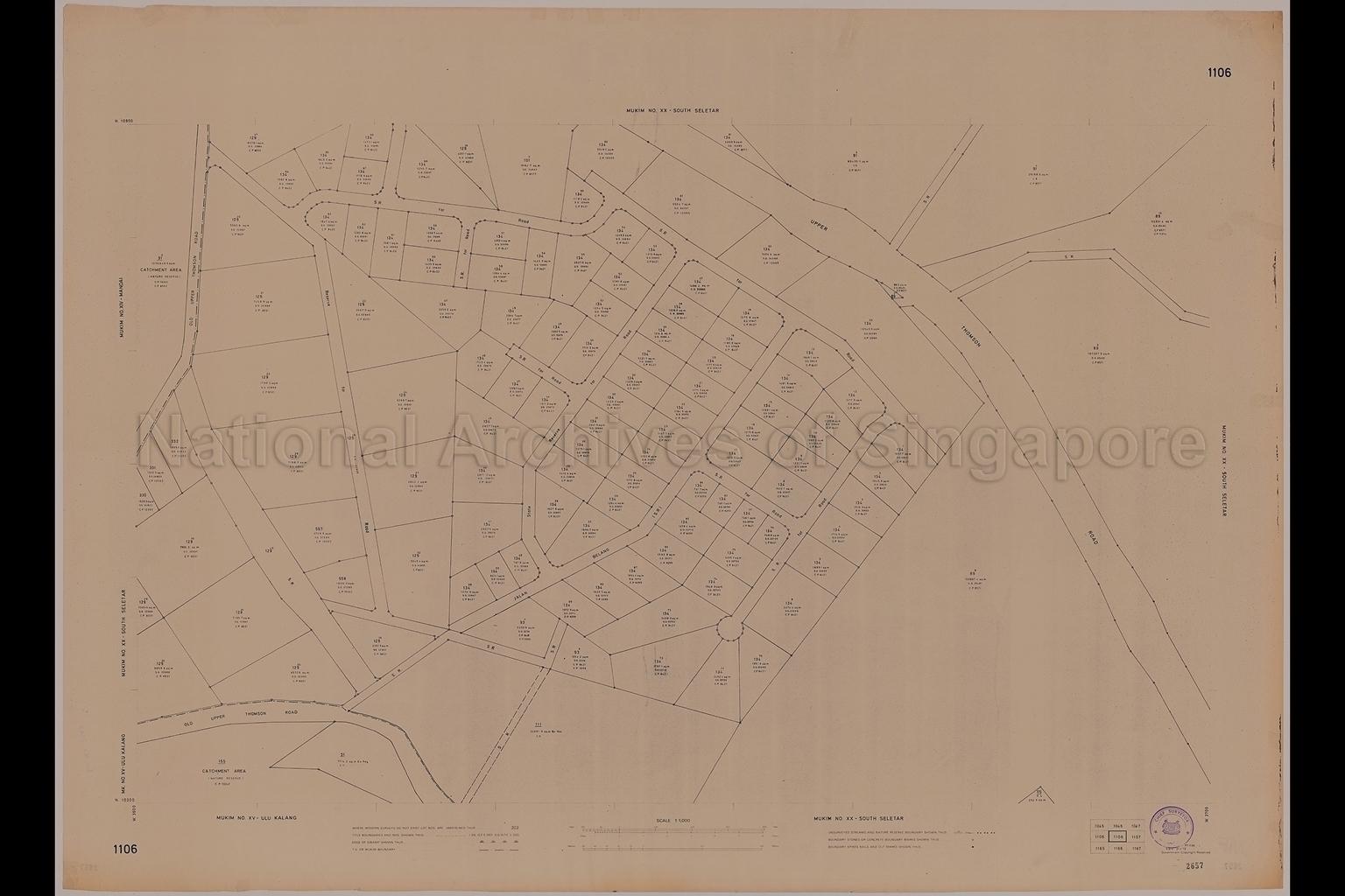 Mukim Number XIV: Mandai, Mukim Number XX: South Seletar and