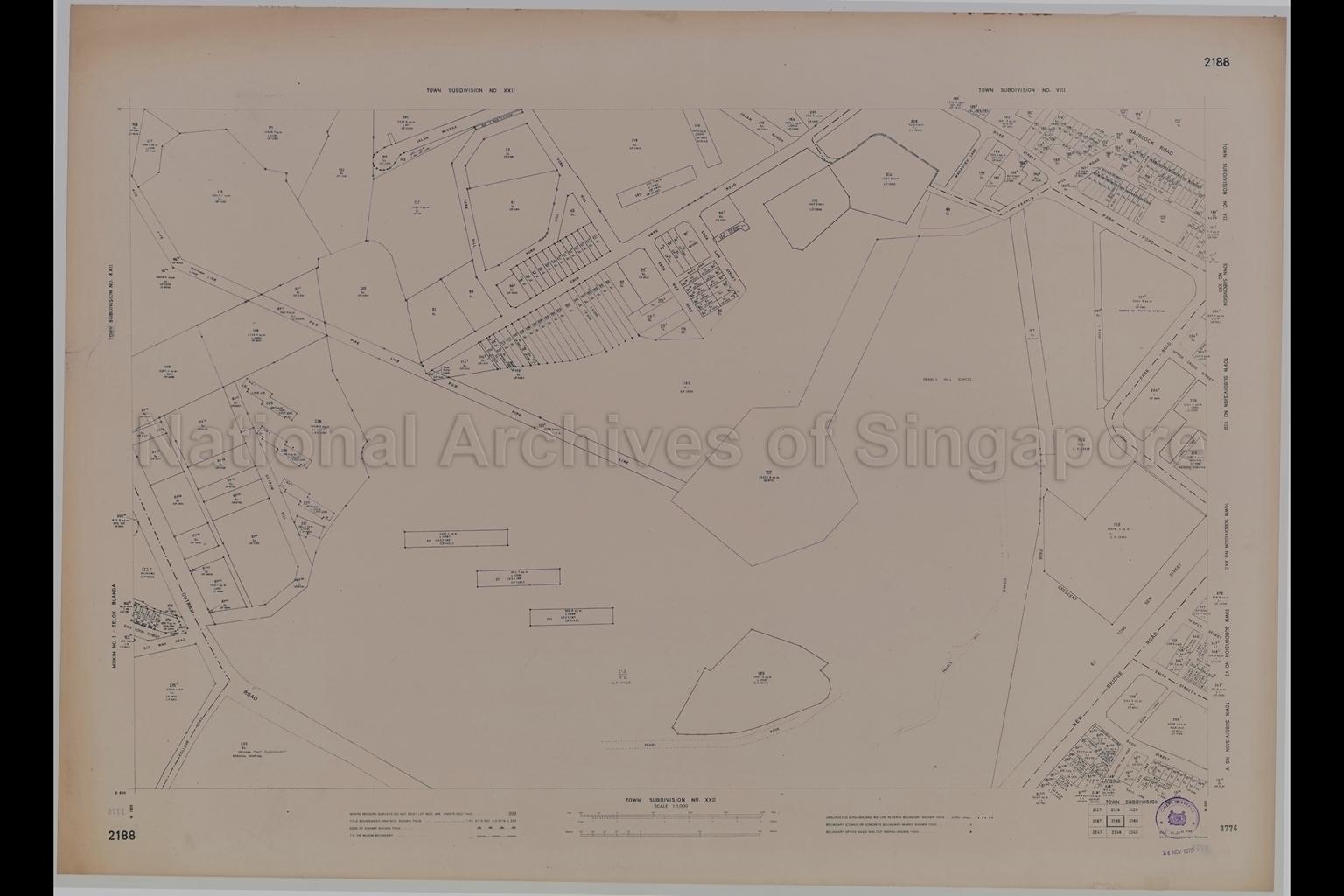 Town Subdivision Number XXII, VIII, VI, V and Mukim Number I
