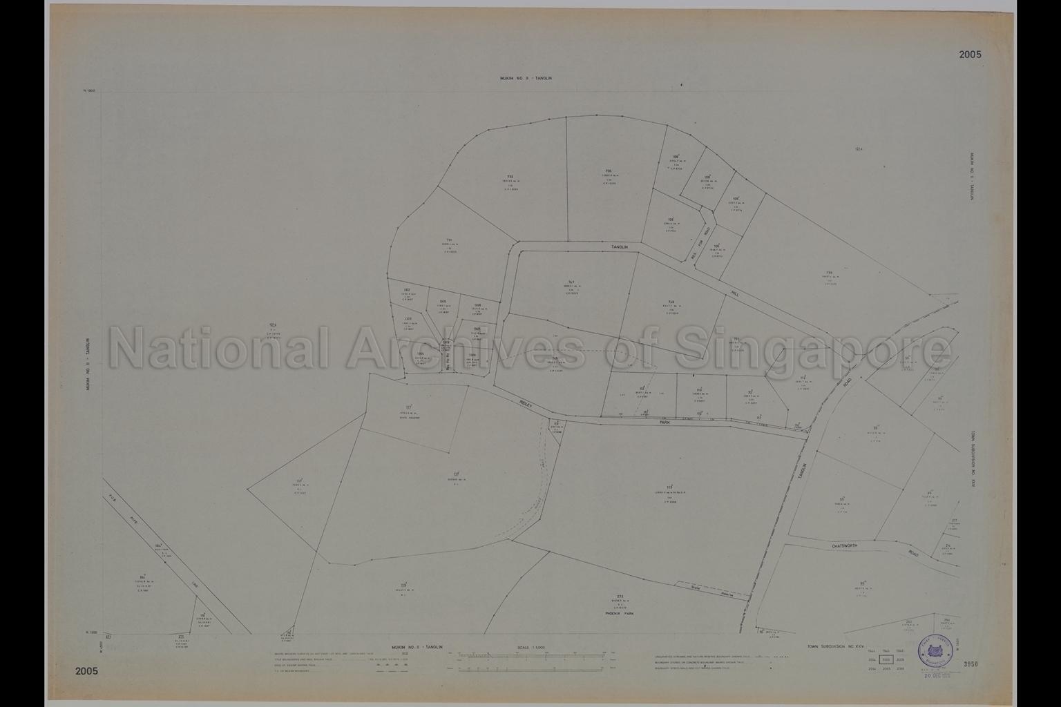 Mukim Number II: Tanglin, and Town Subdivision XXIV