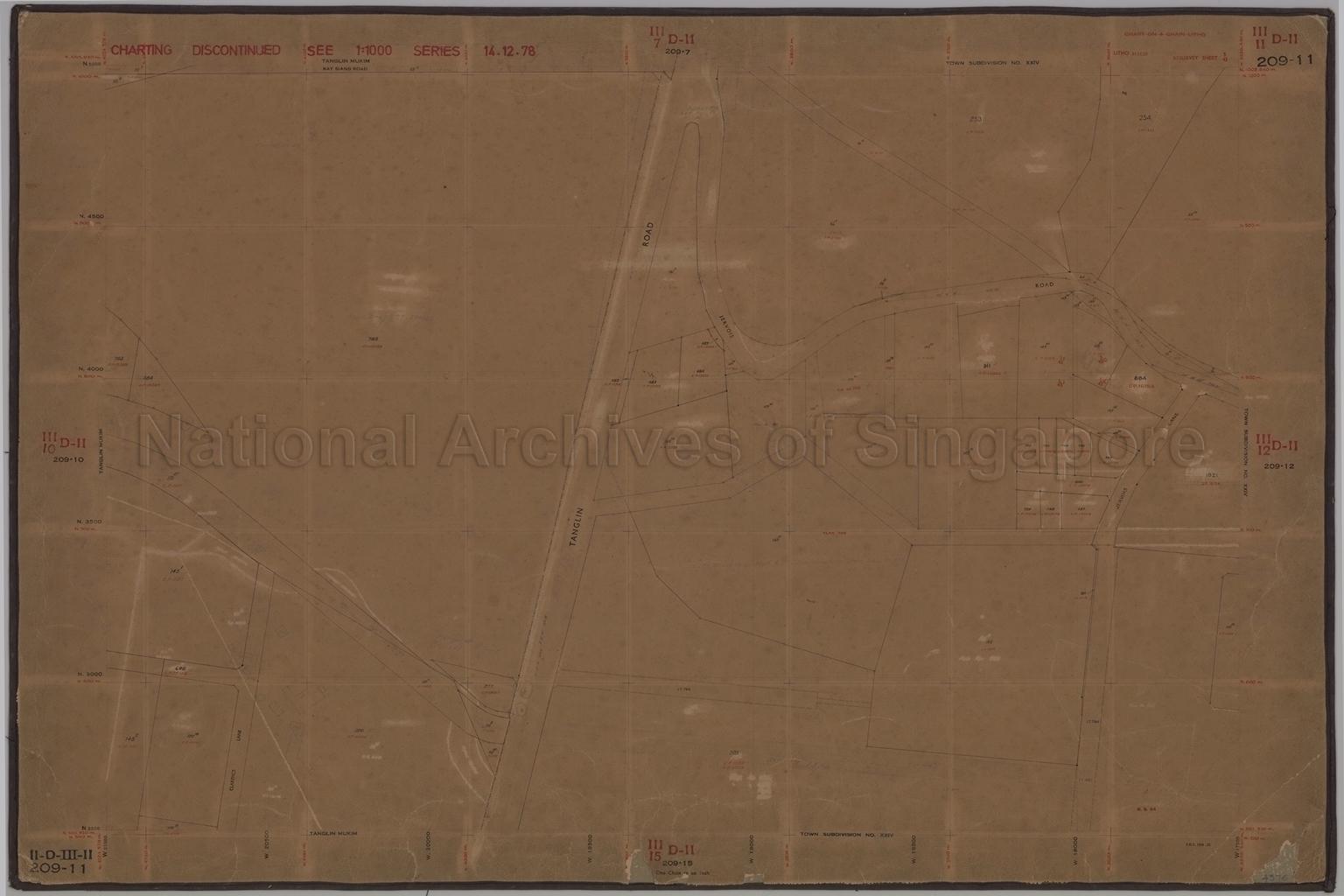 Tanglin Mukim, and Town Subdivision Number XXIV