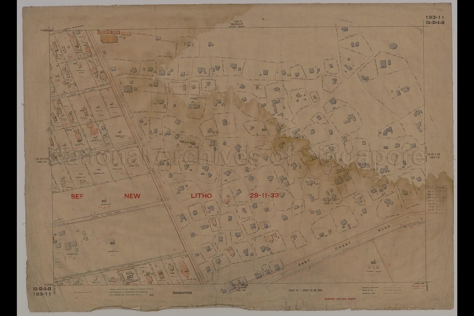 Singapore. Siglap Mukim