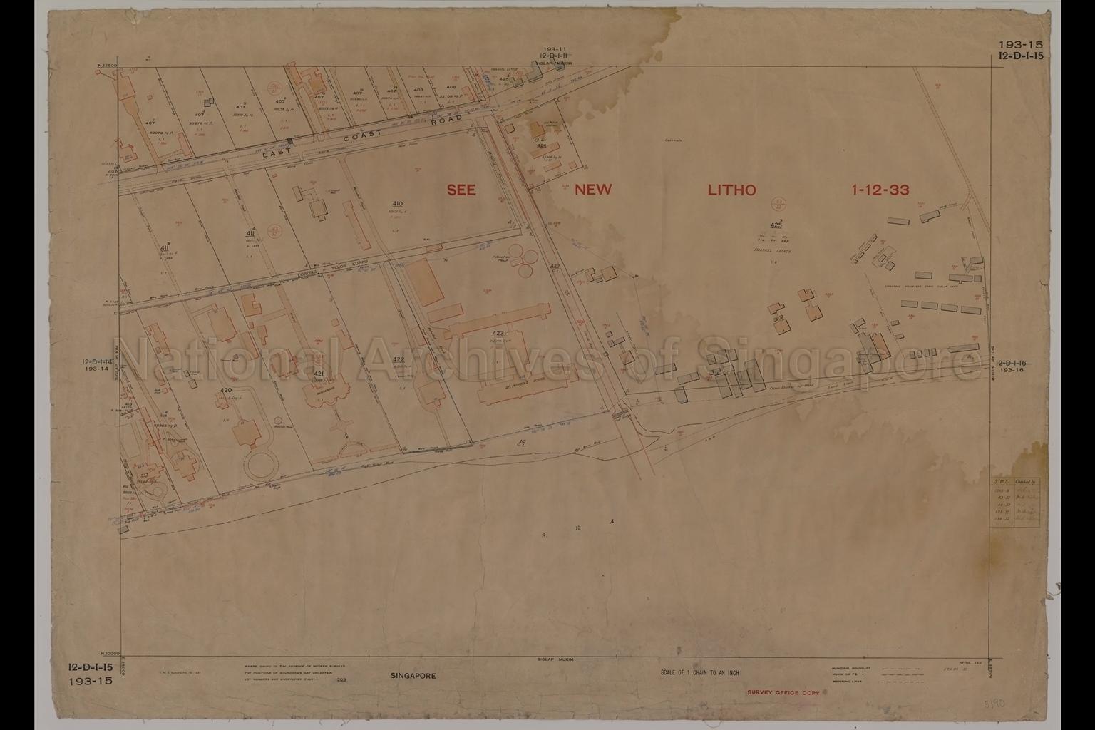 Singapore. Siglap Mukim