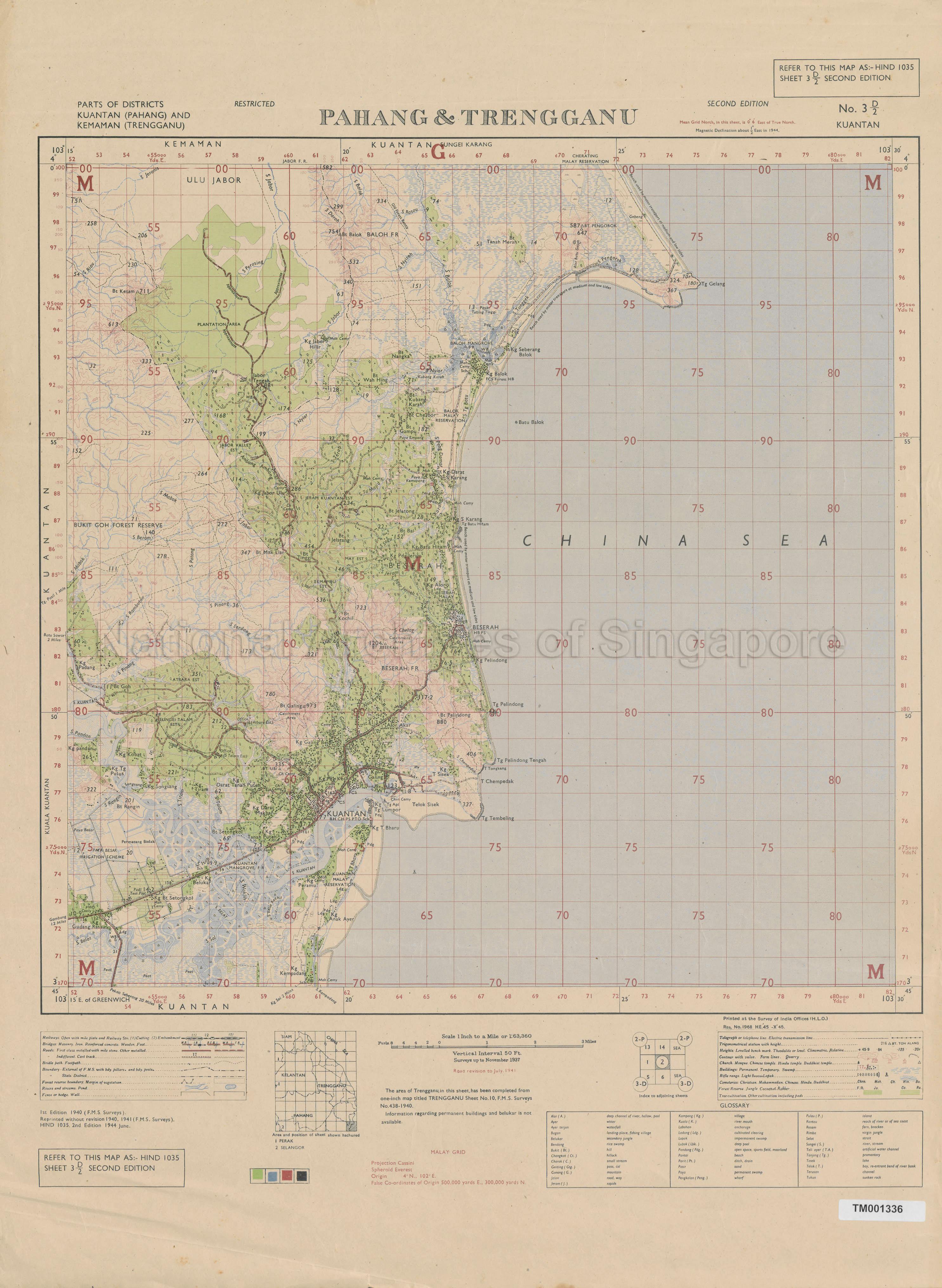 Parts of Districts Kuantan (Pahang) And Kemaman (Trengganu),
