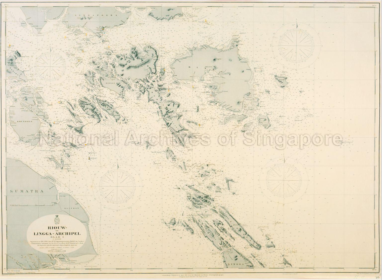 Riouw en Lingga - Archipel. Blad 1