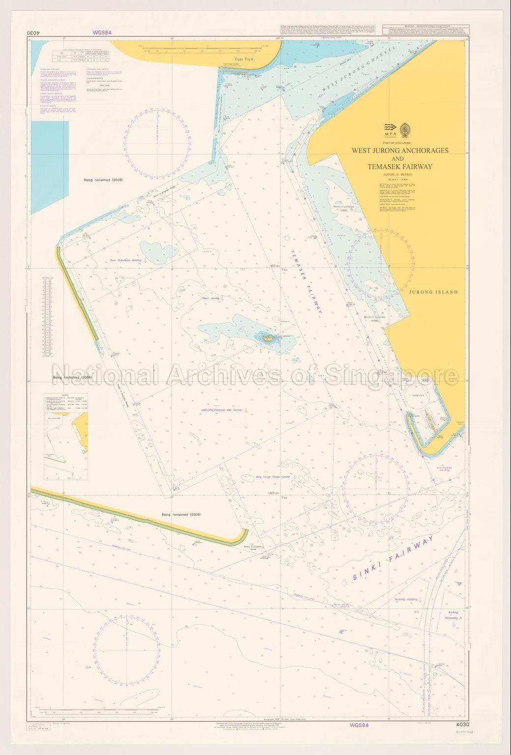 West Jurong Anchorages And Temasek Fairway