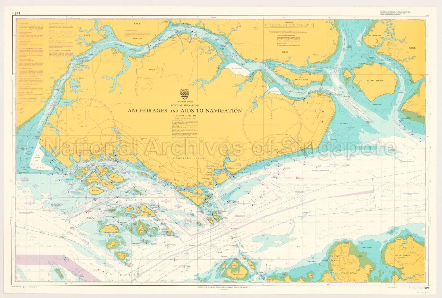 Singapore Strait. Anchorages and Aids to Navigation