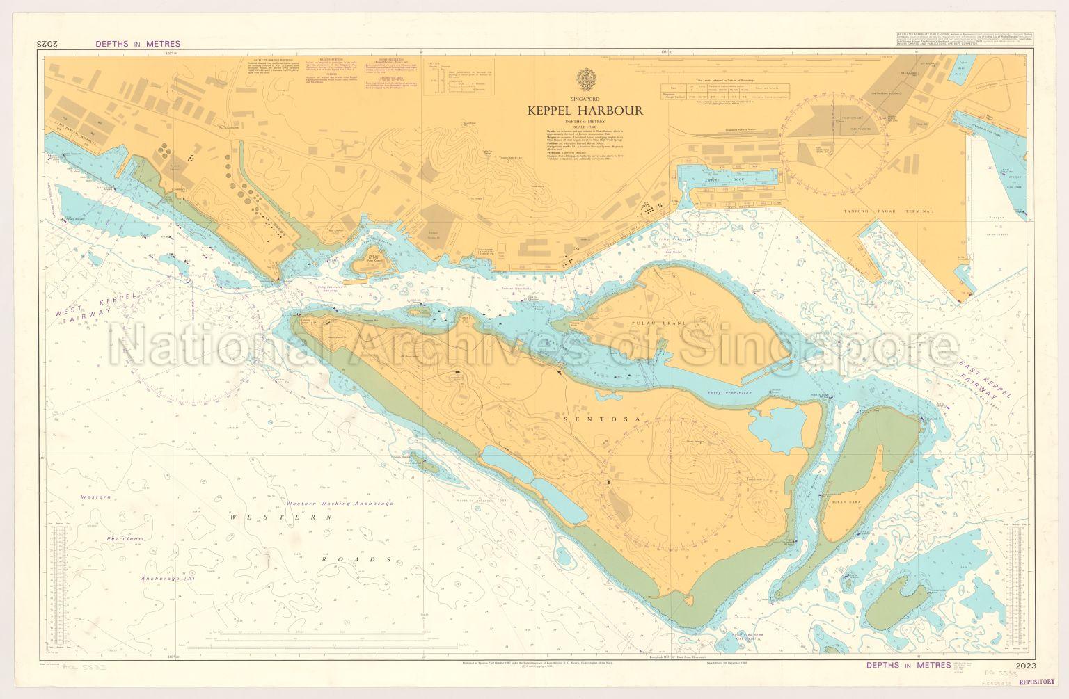 Singapore. Keppel Harbour