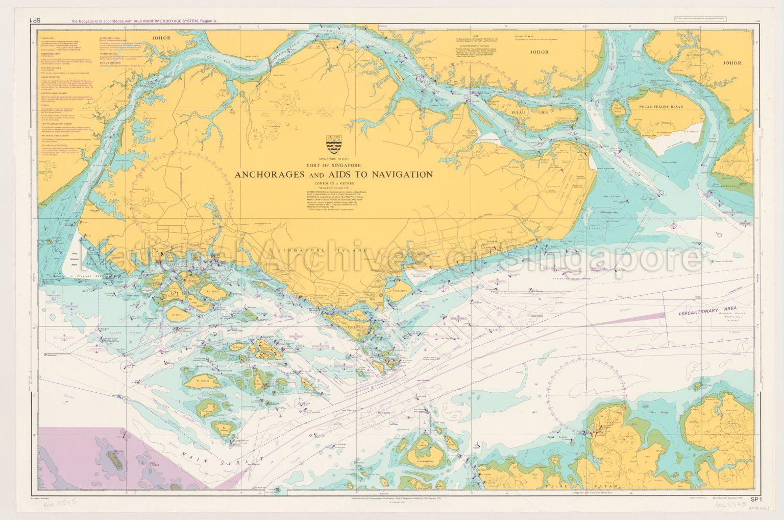 Singapore Strait. Anchorages and Aids to Navigation