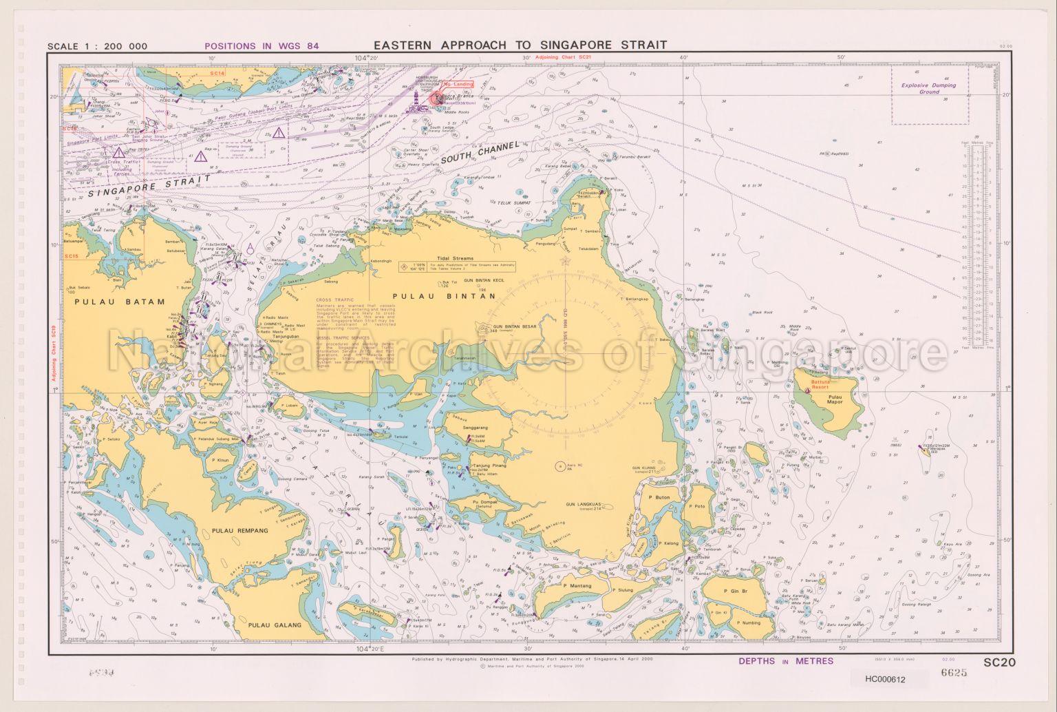 Eastern Approach To Singapore Strait