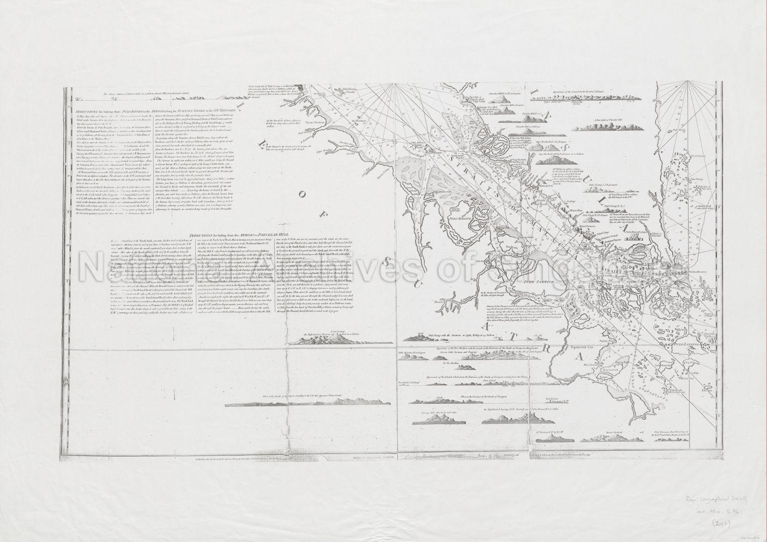 A New and Accurate Chart of the Straits of Malacca and