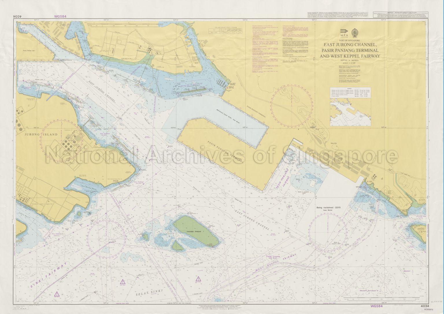 Port Of Singapore. East Jurong Channel, Pasir Panjang