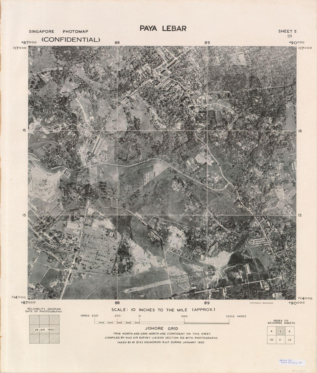 Singapore Photomap Paya Lebar