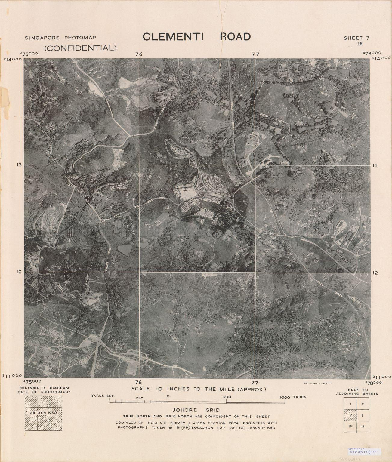 Singapore Photomap Clementi Road