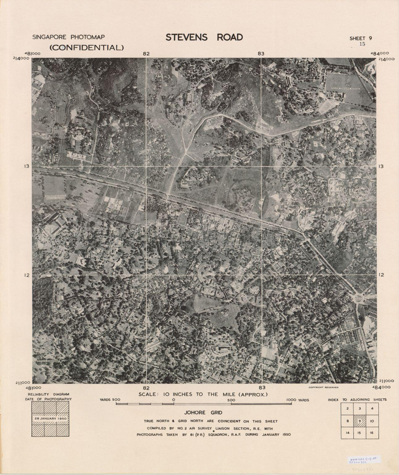 Singapore Photomap Stevens Road