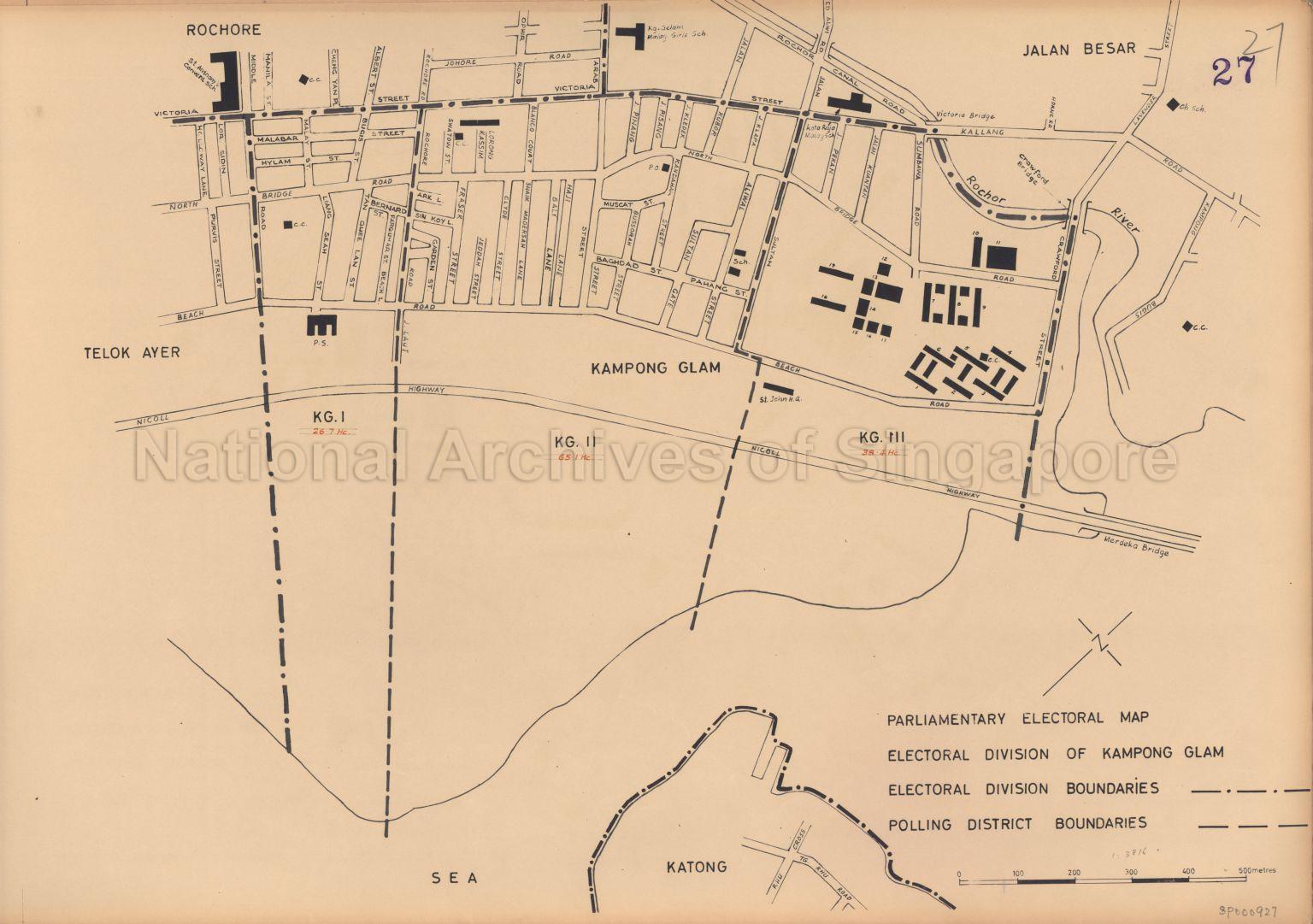 Parliamentary electoral Map. electoral Division of Kampong