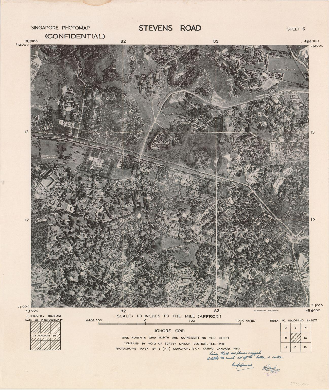 Singapore Photomap Stevens Road