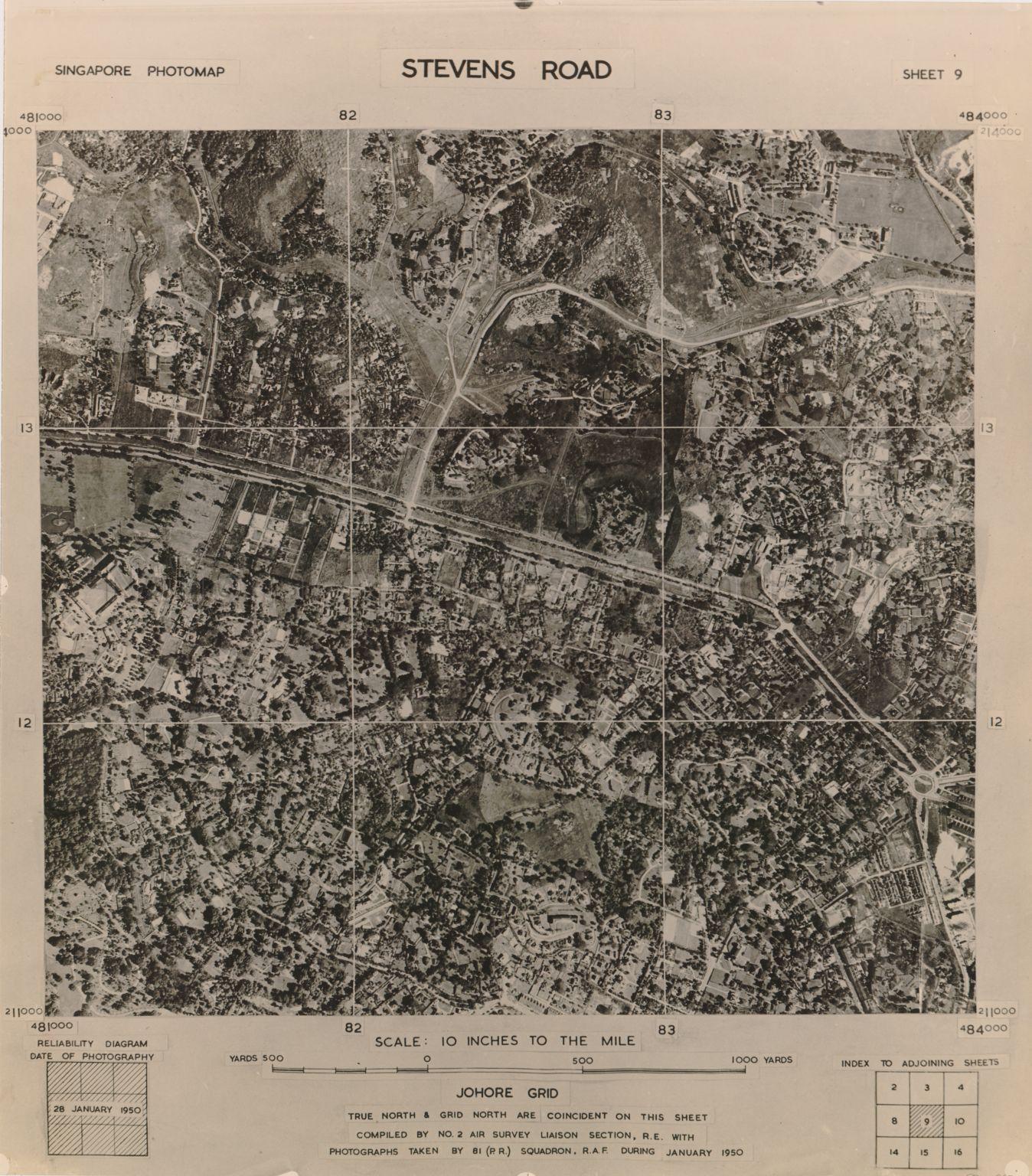 Singapore Photomap Stevens Road