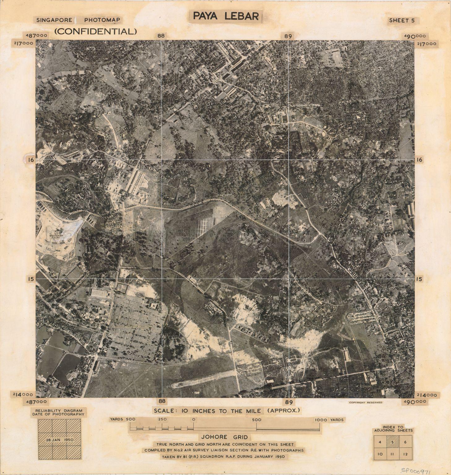 Singapore Photomap Paya Lebar