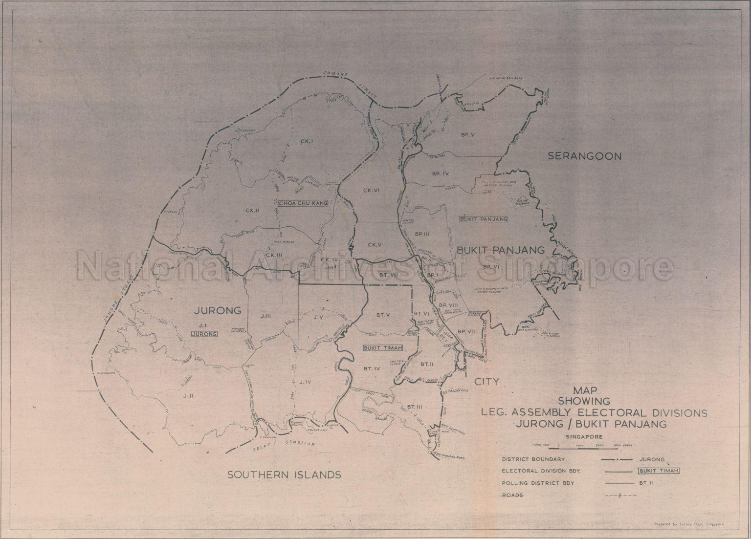 Map Showing Legislative Assembly electoral Divisions