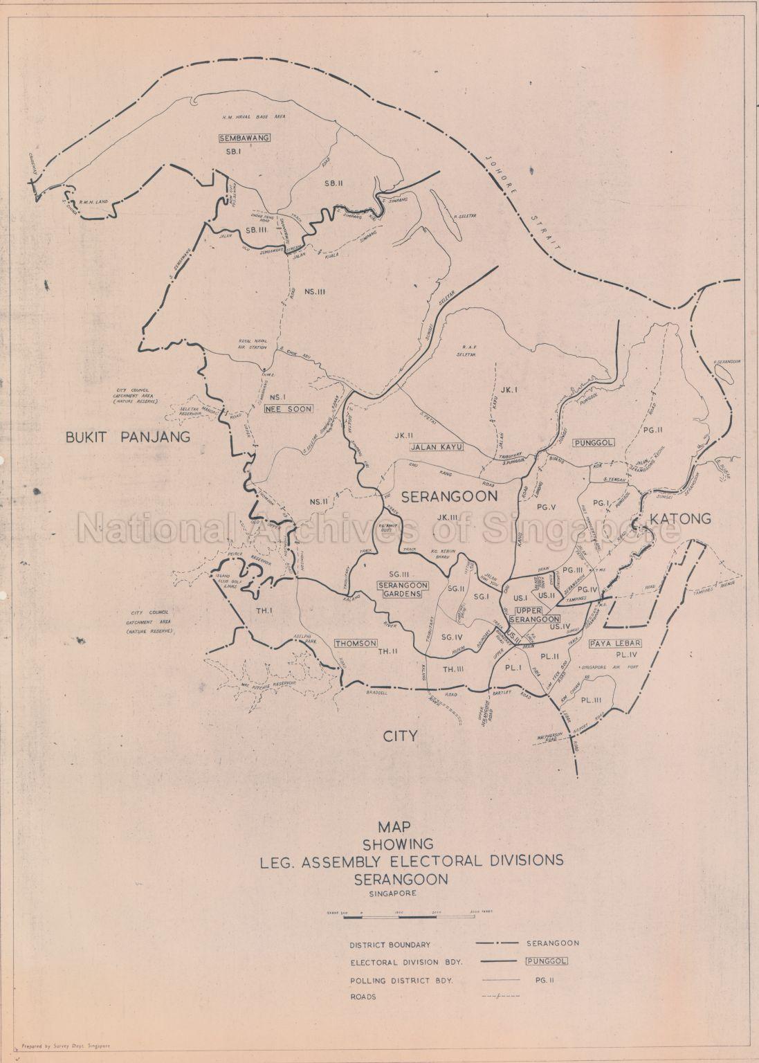 Map Showing Legislative Assembly electoral Divisions