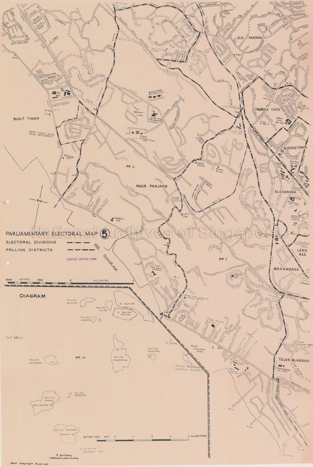 Parliamentary electoral Map (5) - Pasir Panjang