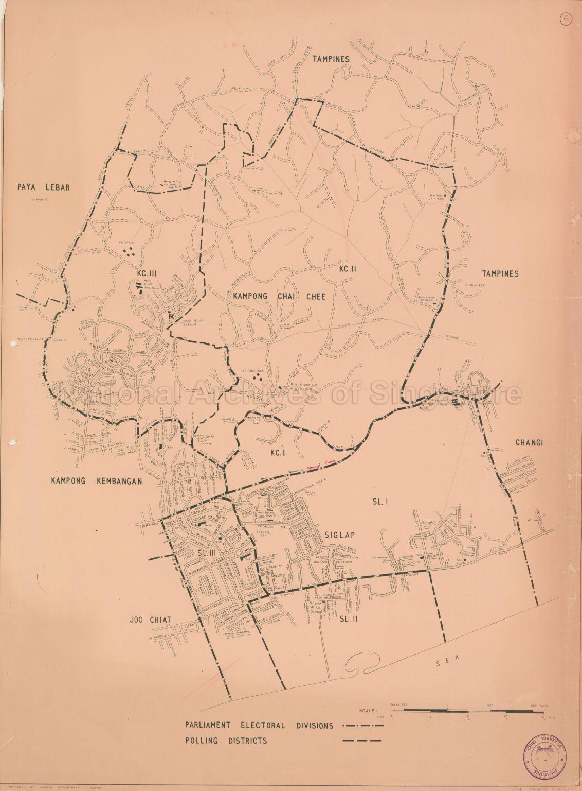 Parliament electoral Divisions (Map no.6) - Kampong Chai