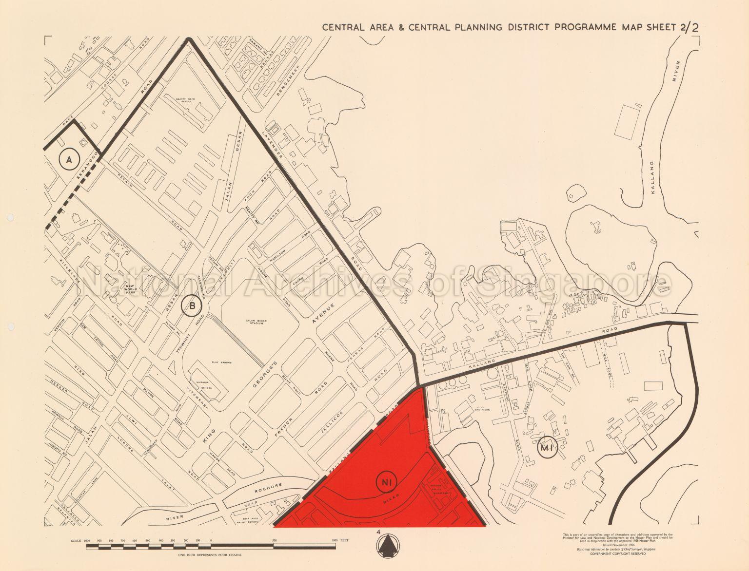 1958 Master Plan: Central Area And Central Planning District