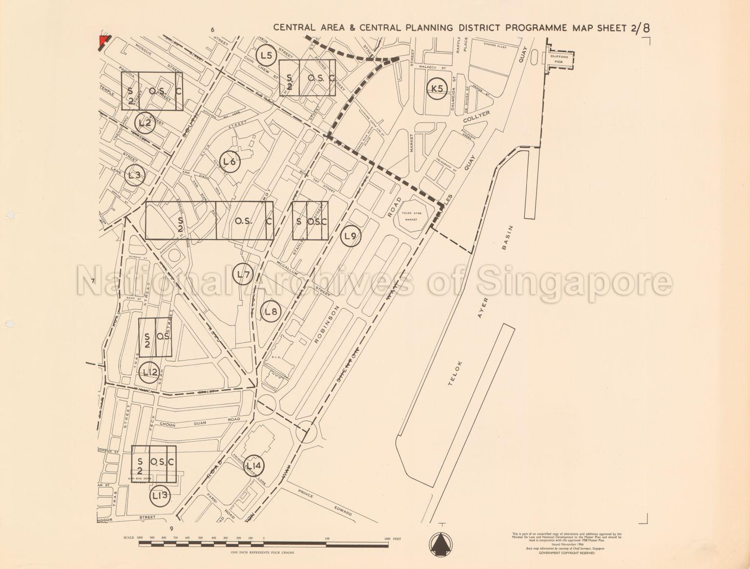 1958 Master Plan: Central Area And Central Planning District
