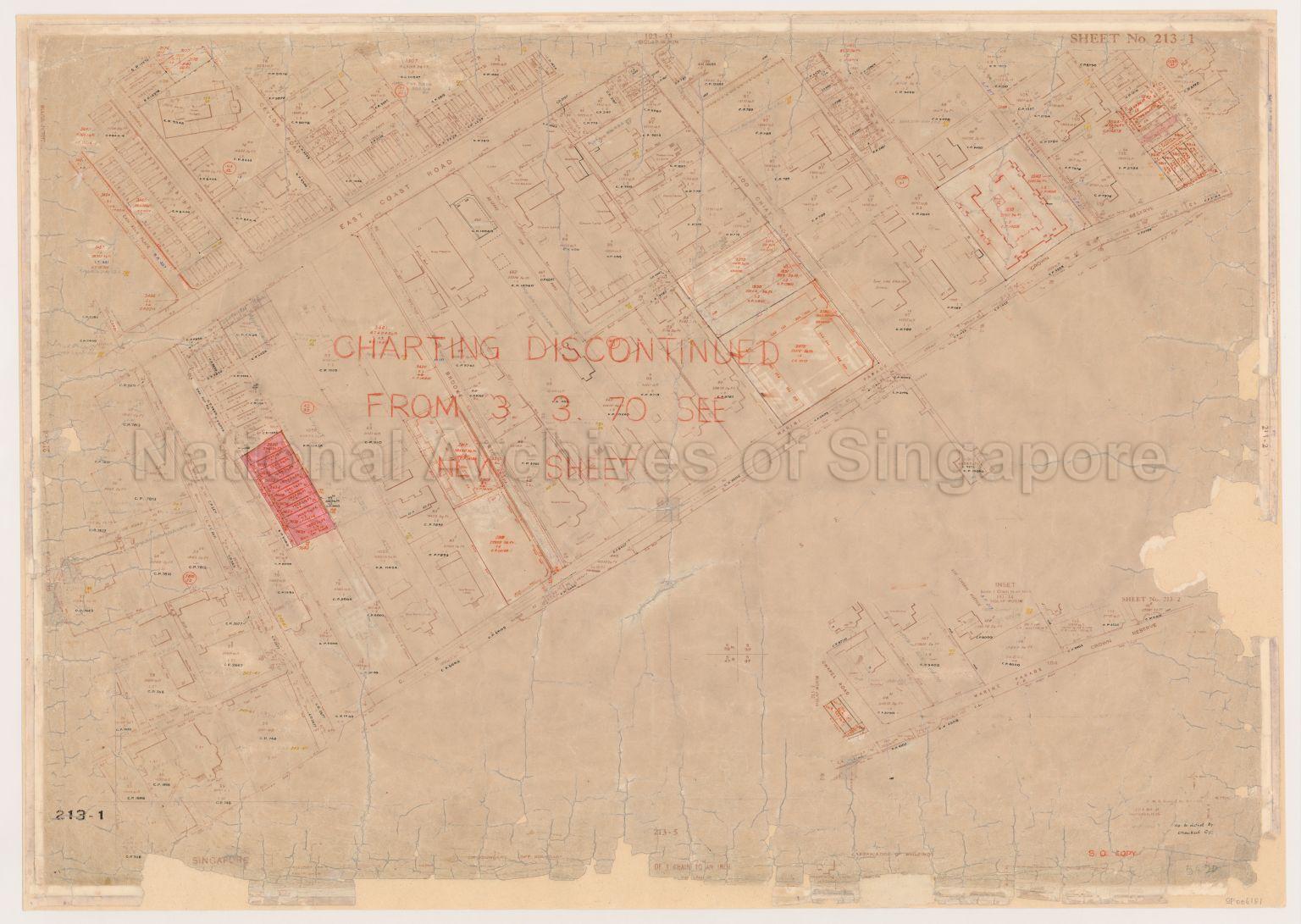 Singapore. Siglap Mukim, and Gelang Mukim (Geylang Mukim)
