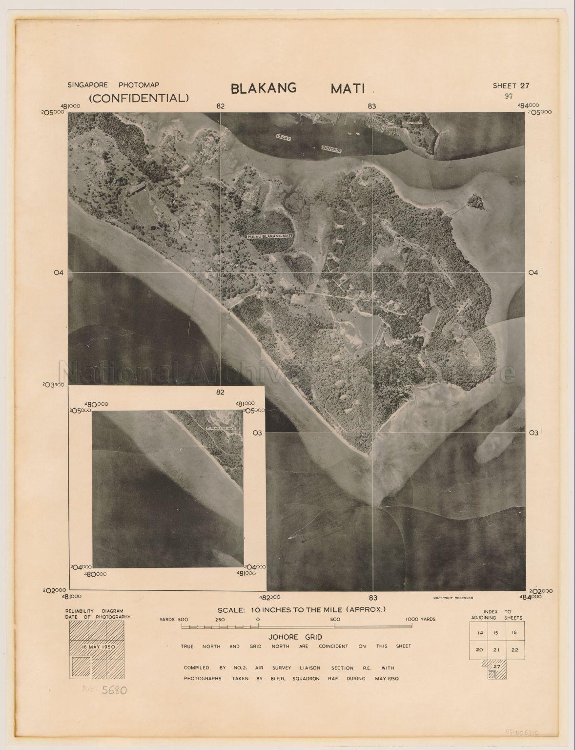 Singapore Photomap Blakang Mati
