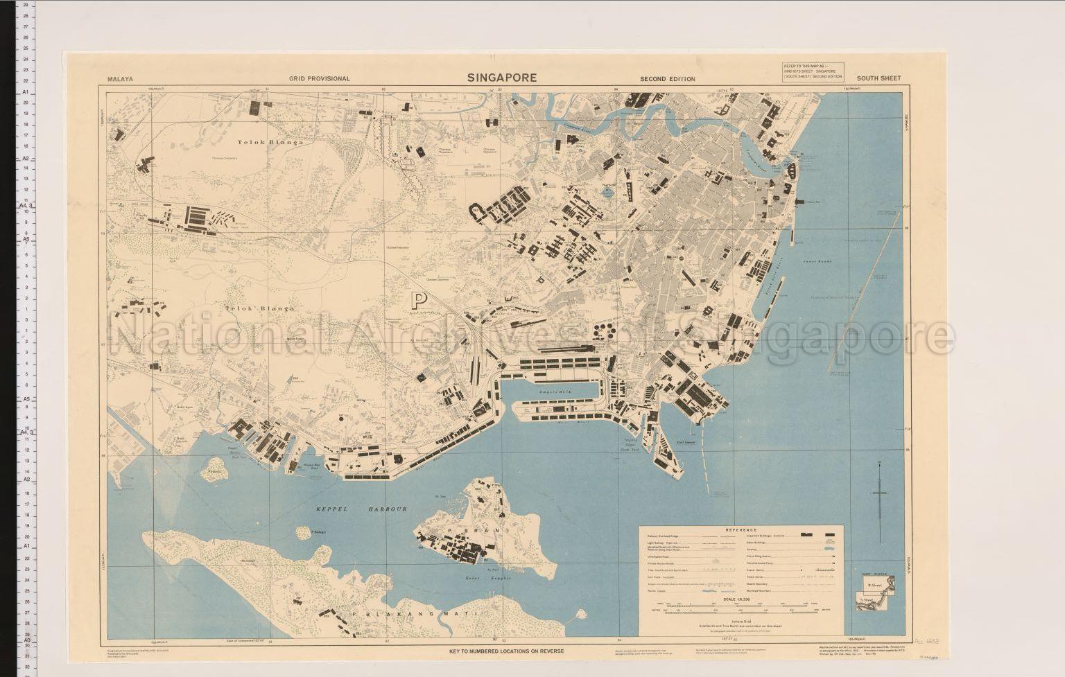 Singapore. South Sheet. Second Edition