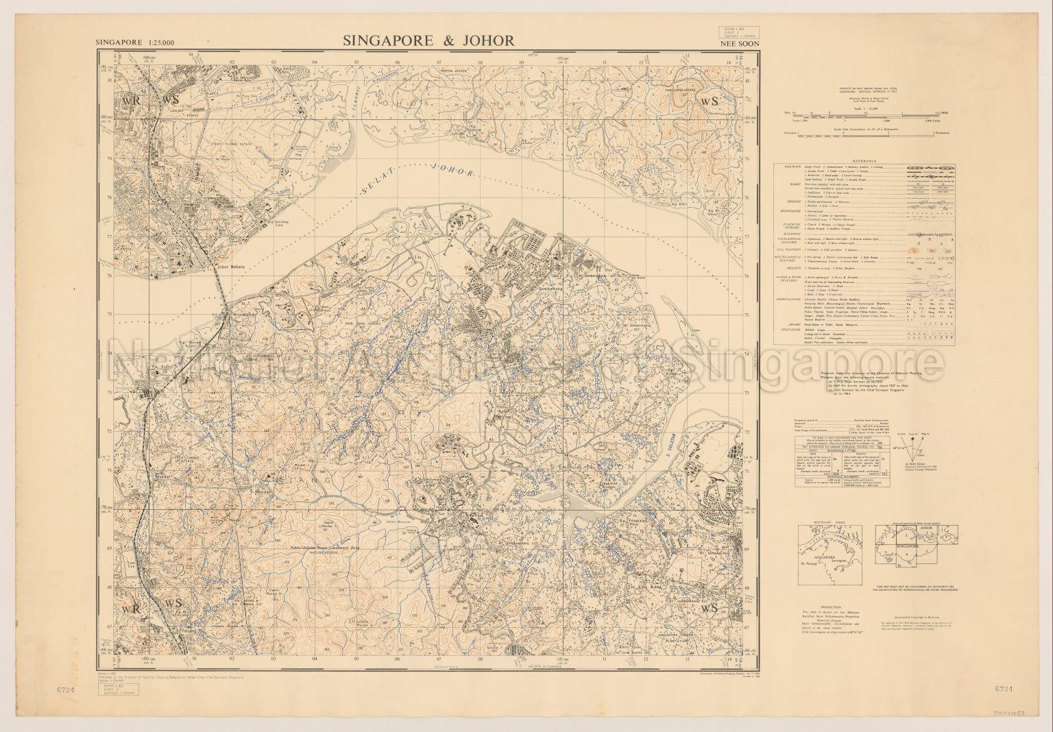Singapore And Johor. Nee Soon