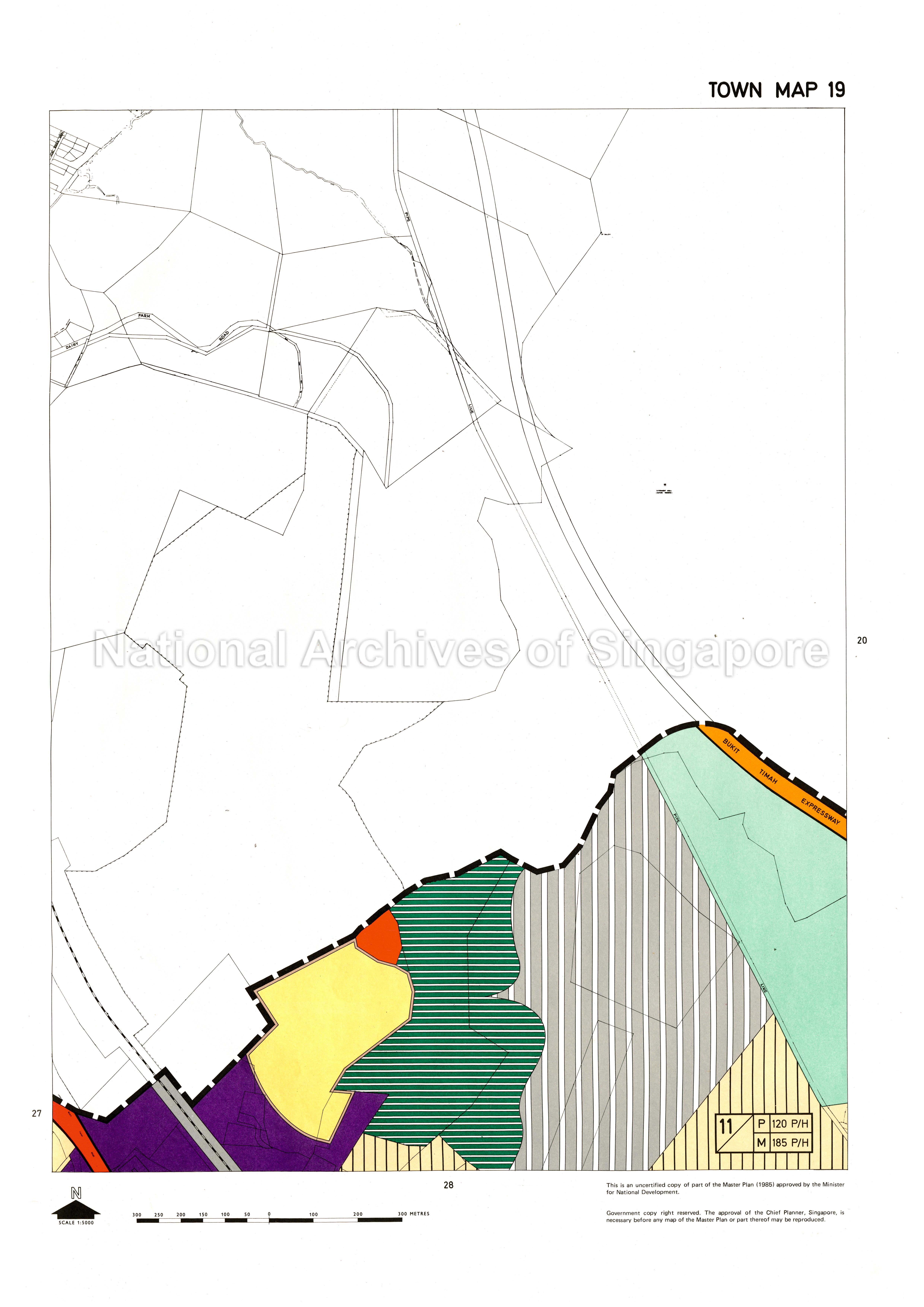 Master Plan 1985: Town Map 19