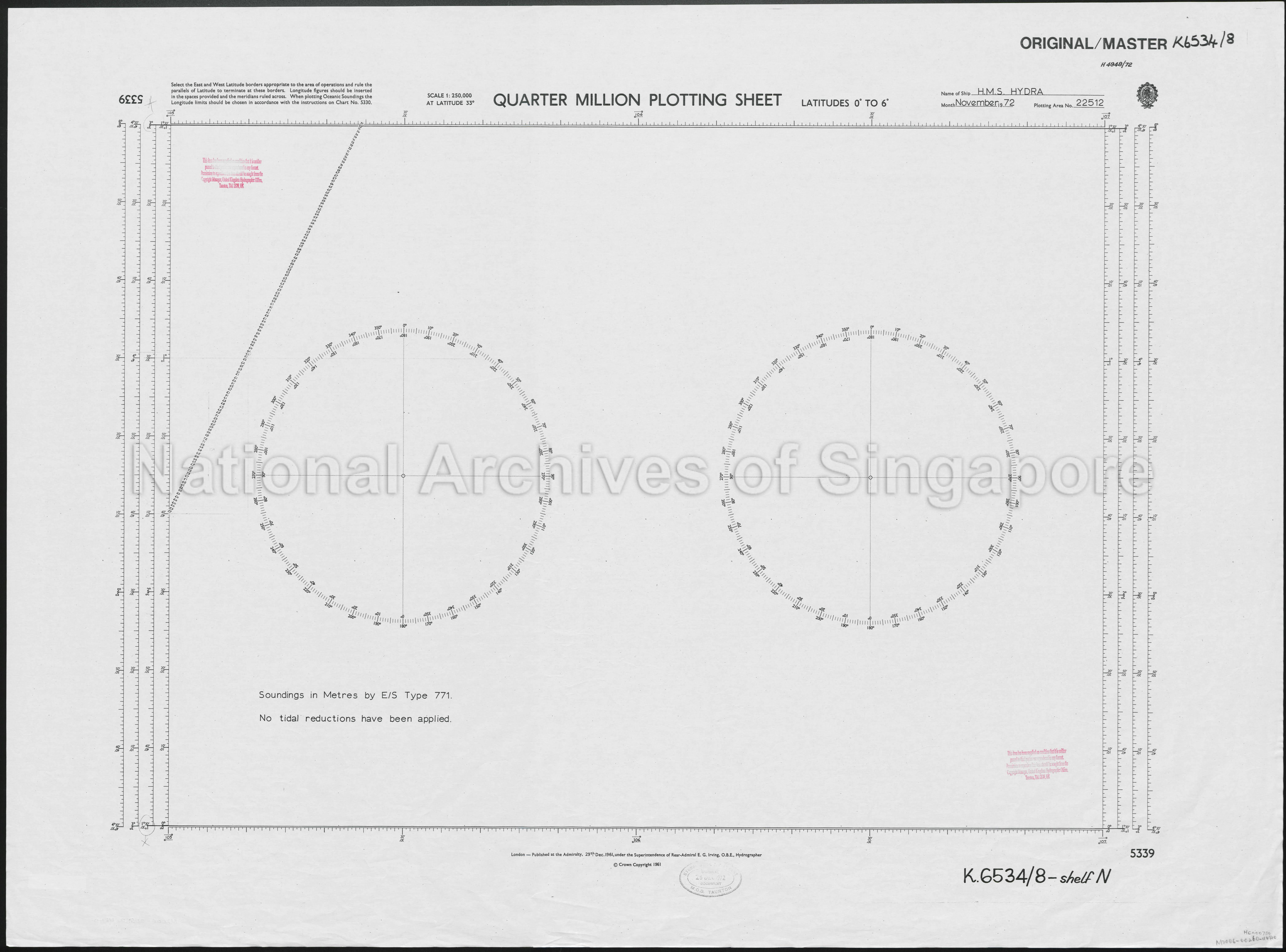 Quarter Million Plotting Sheet 0 Degree To 6 Degree