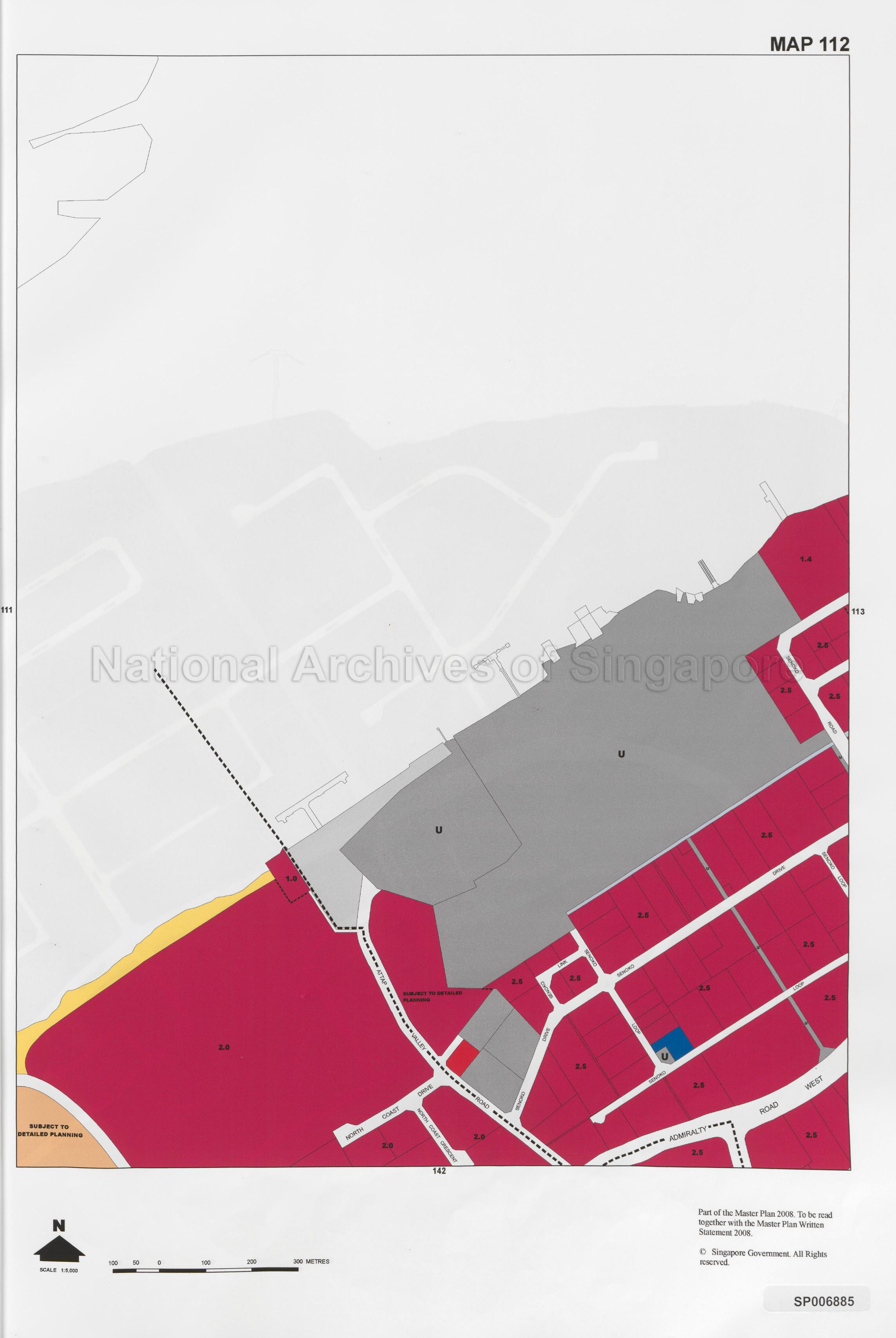Master Plan 2008 Volume 1 Of 3: Map 112