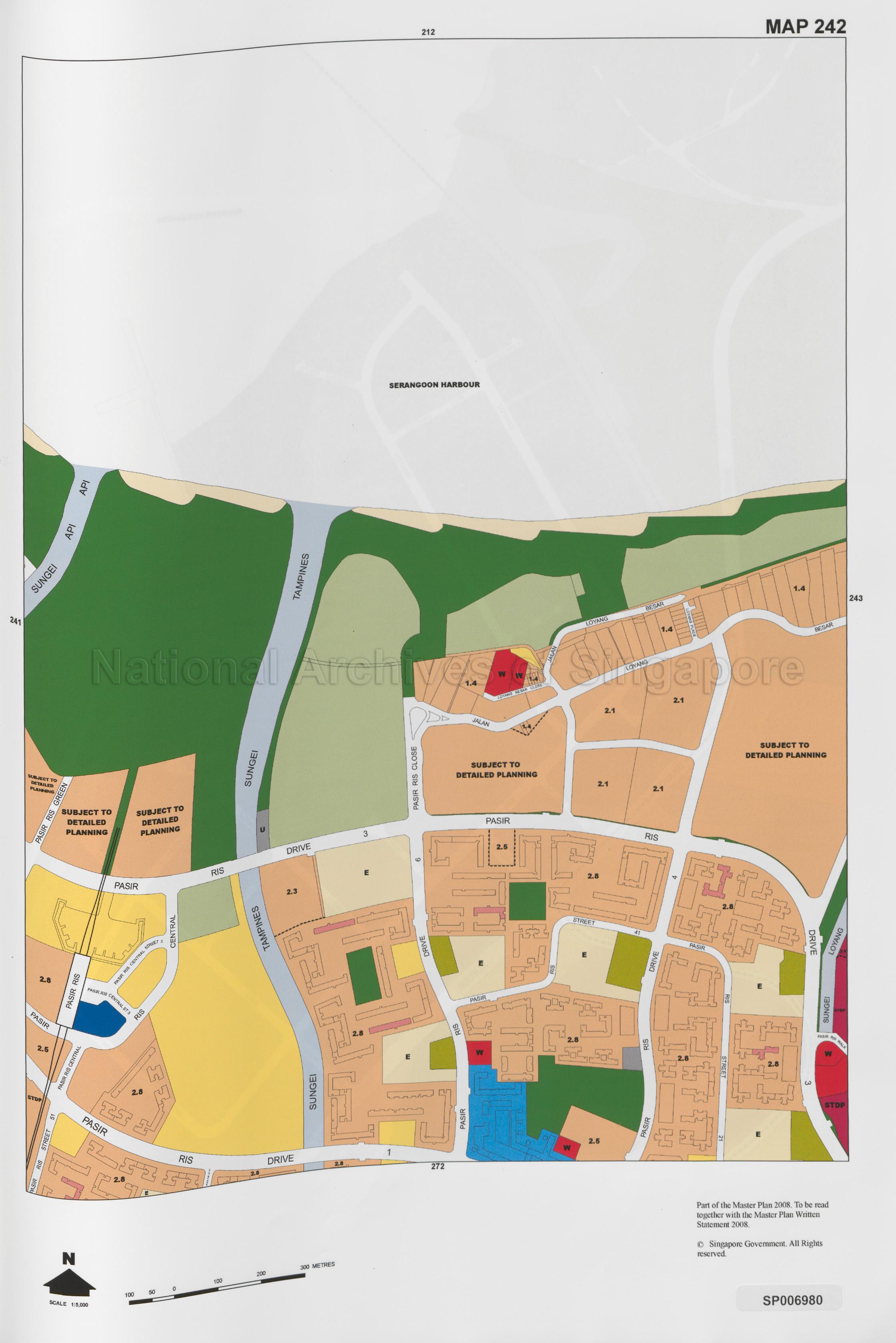 Master Plan 2008 Volume 1 Of 3: Map 242