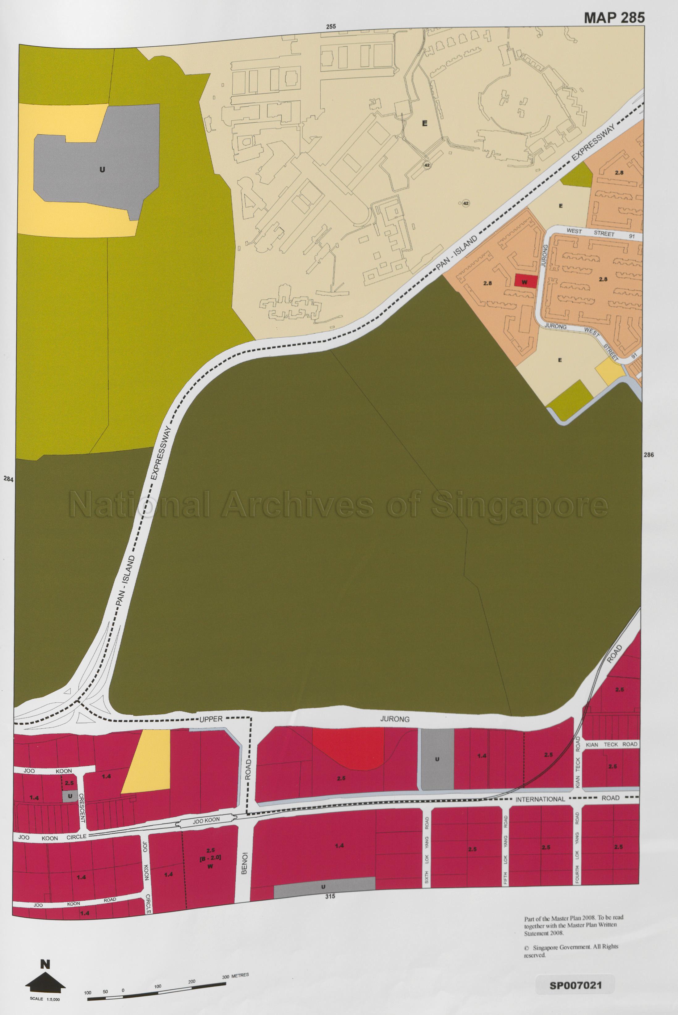 Master Plan 2008 Volume 1 Of 3: Map 285