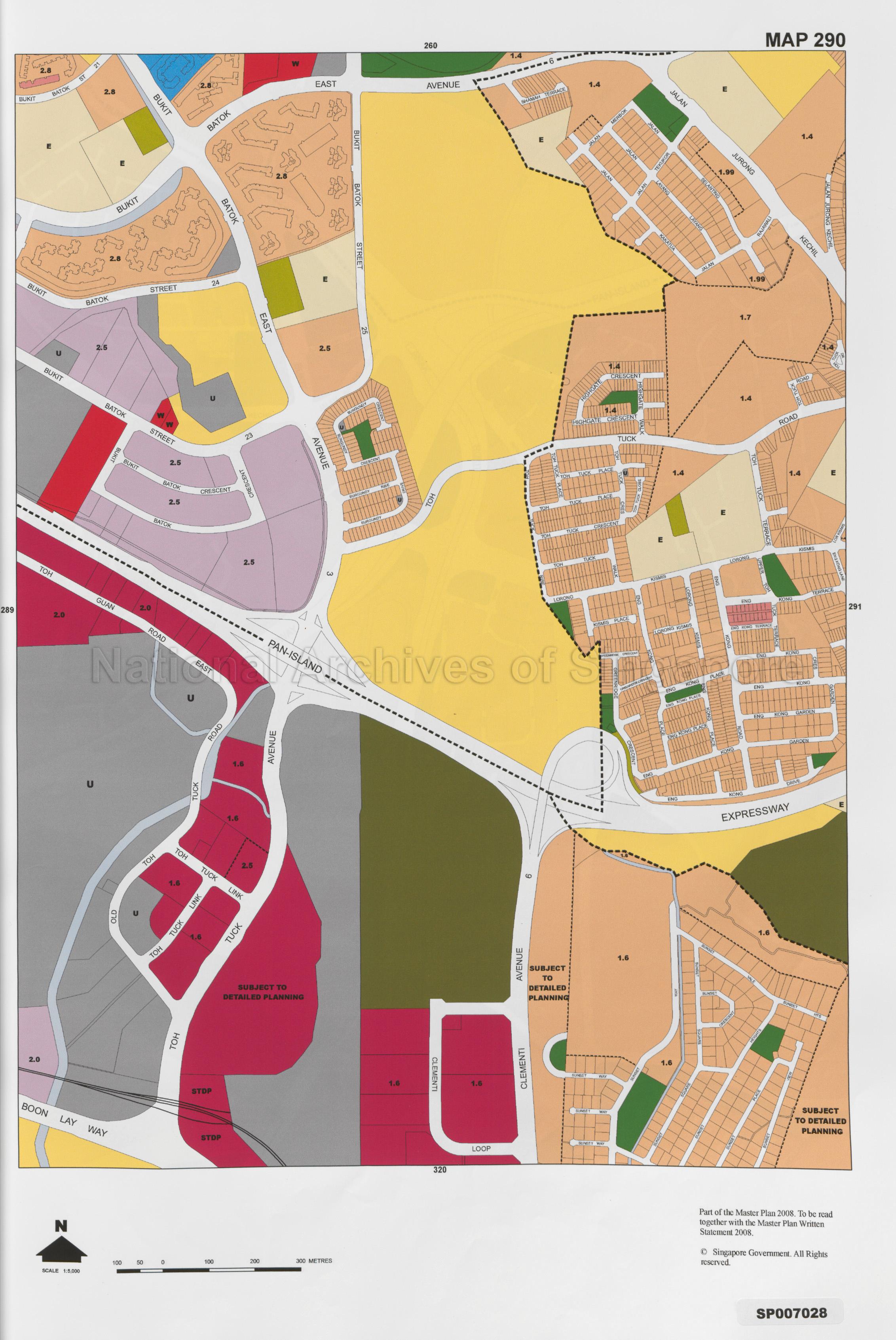 Master Plan 2008 Volume 2 of 3: Map 290