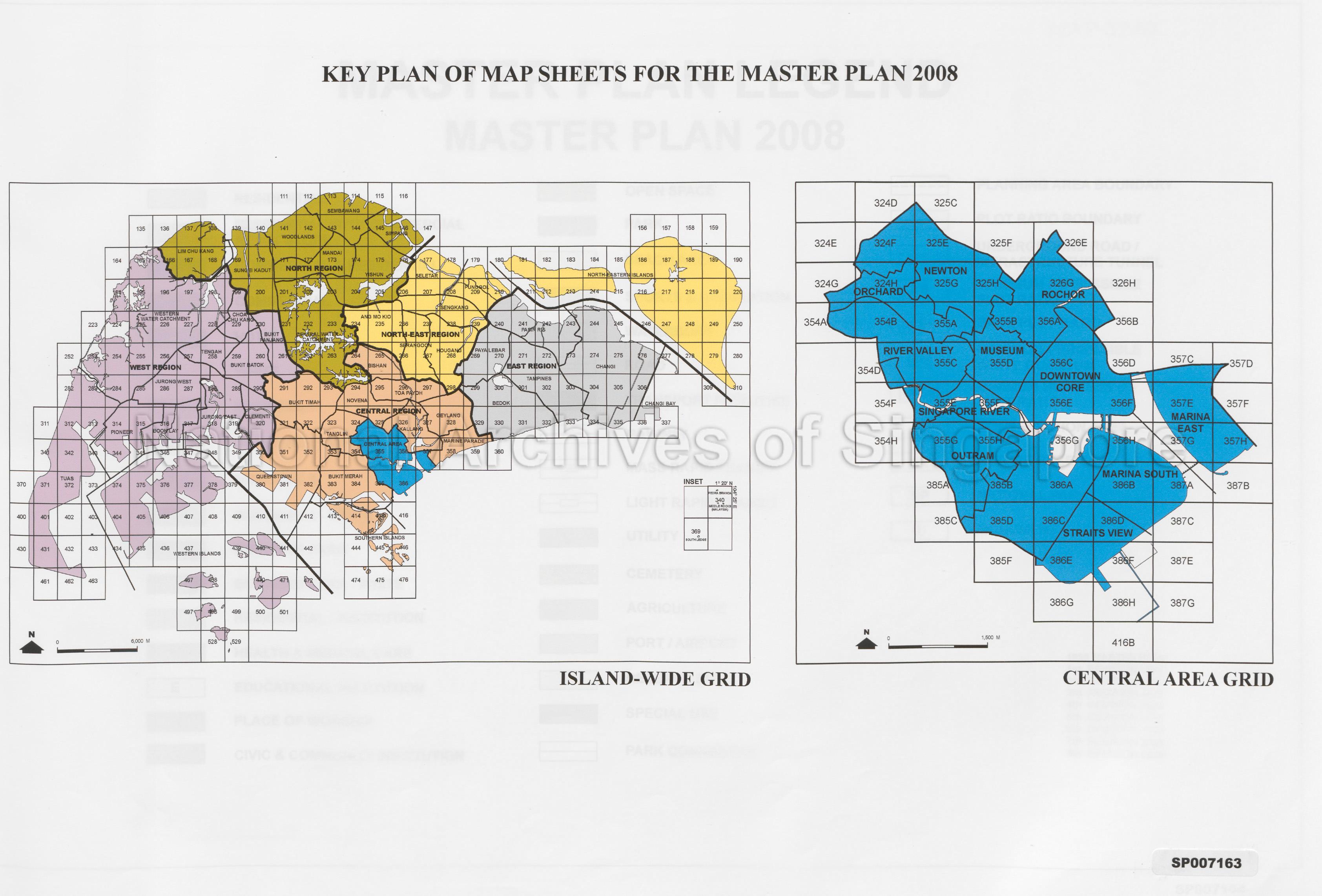 Master Plan 2008 Volume 3 of 3: Key Plan of Map Sheets