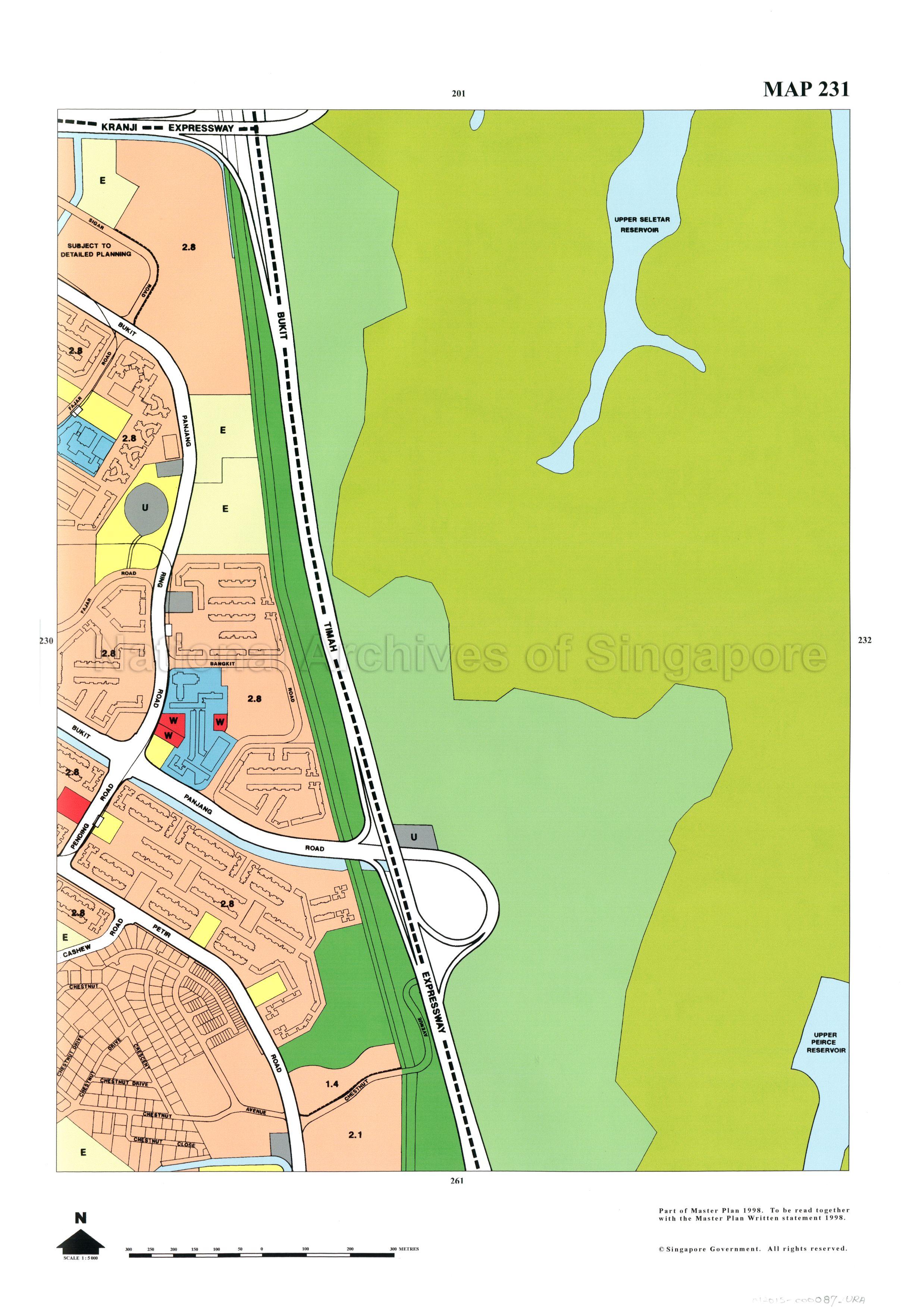 Master Plan 1998 Volume 1: Map 231