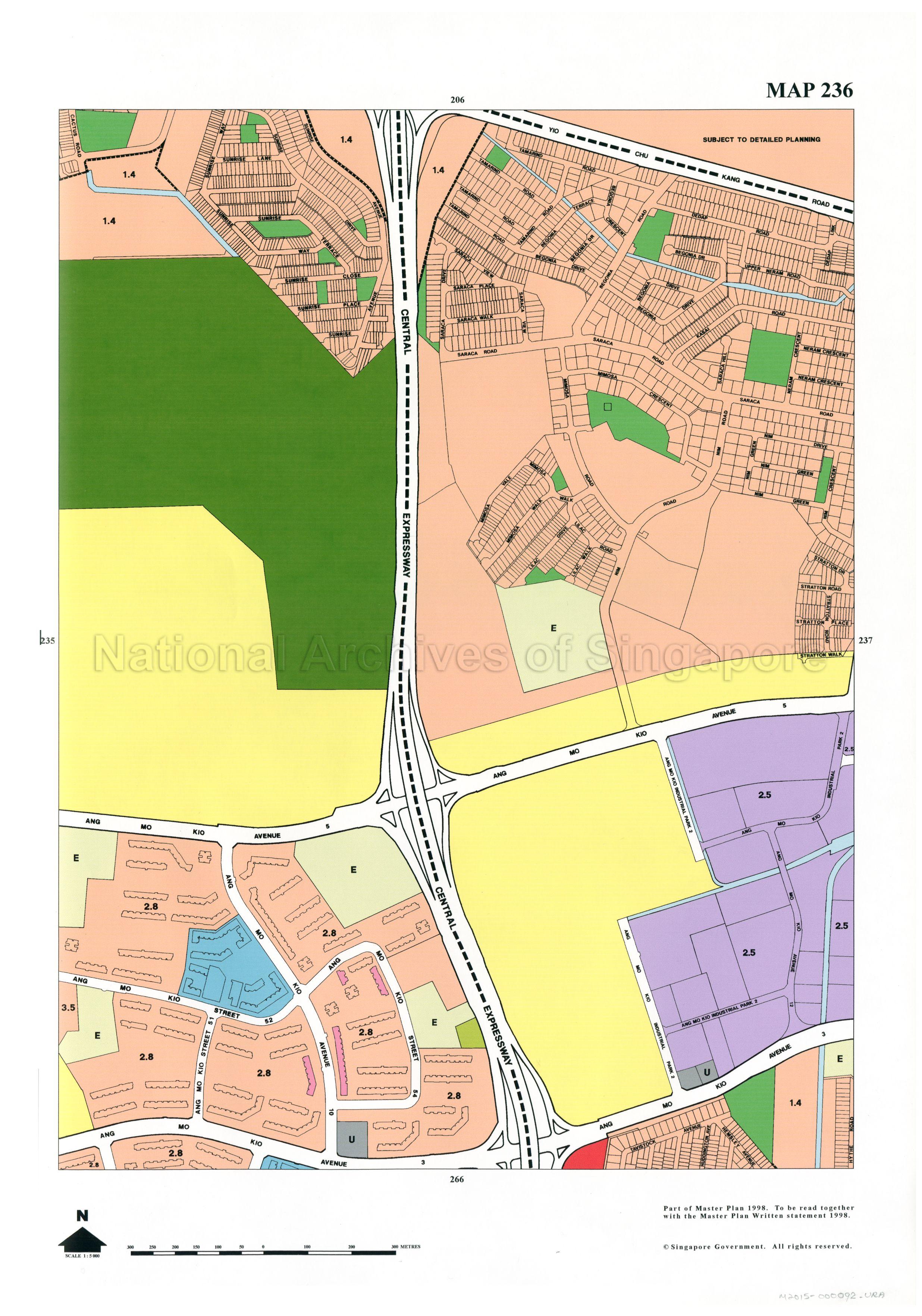 Master Plan 1998 Volume 1: Map 236