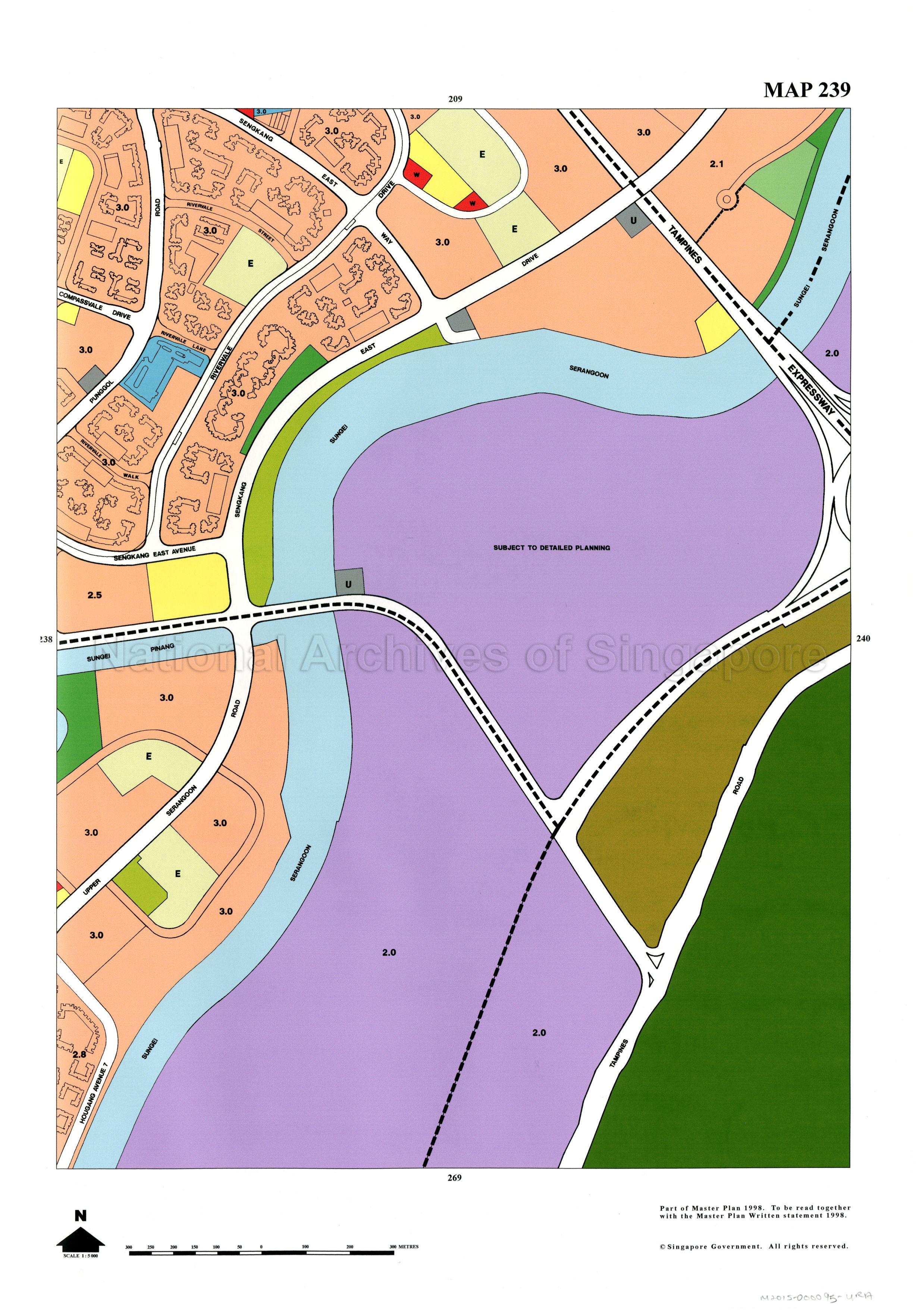 Master Plan 1998 Volume 1: Map 239