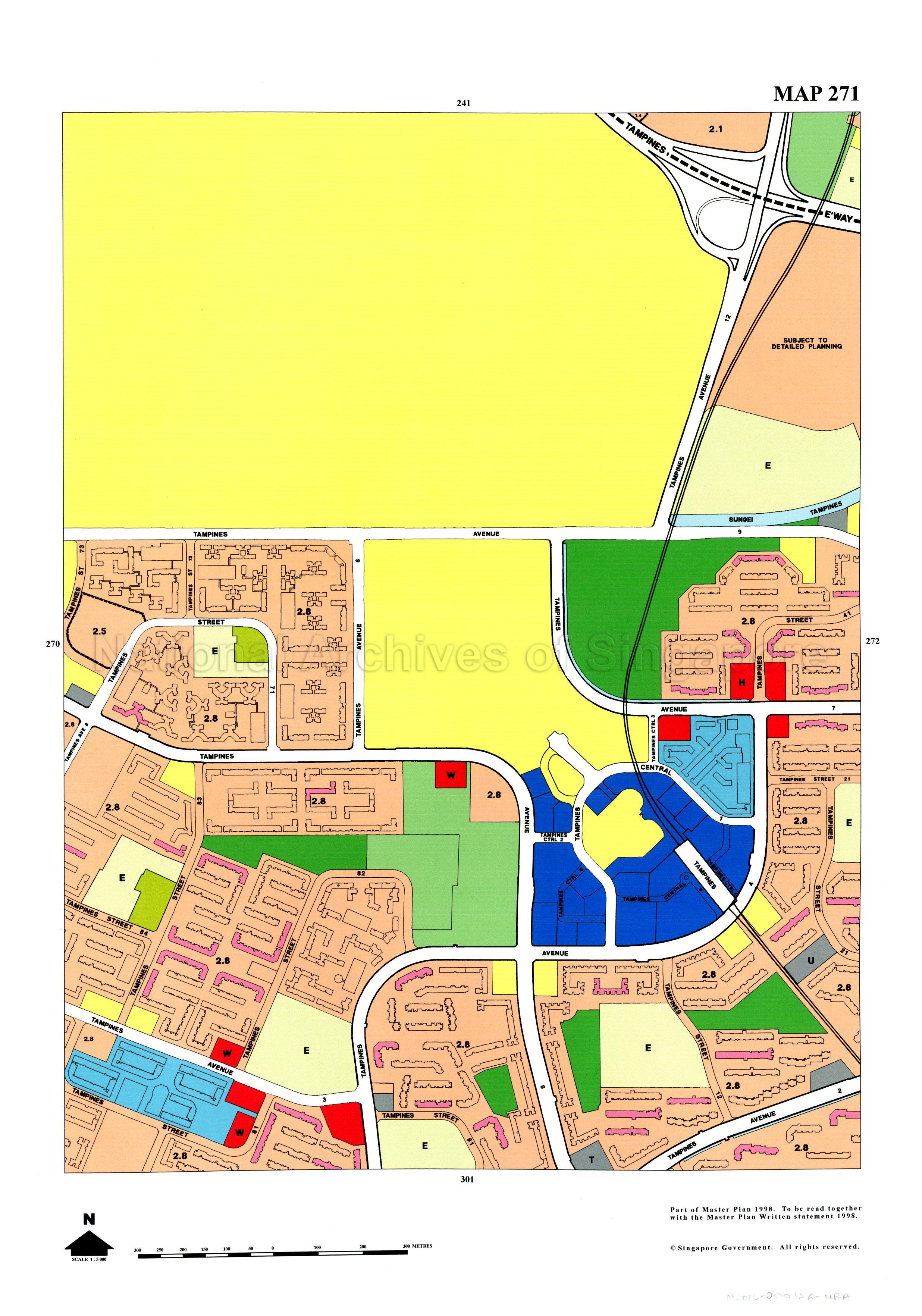 Master Plan 1998 Volume 1: Map 271
