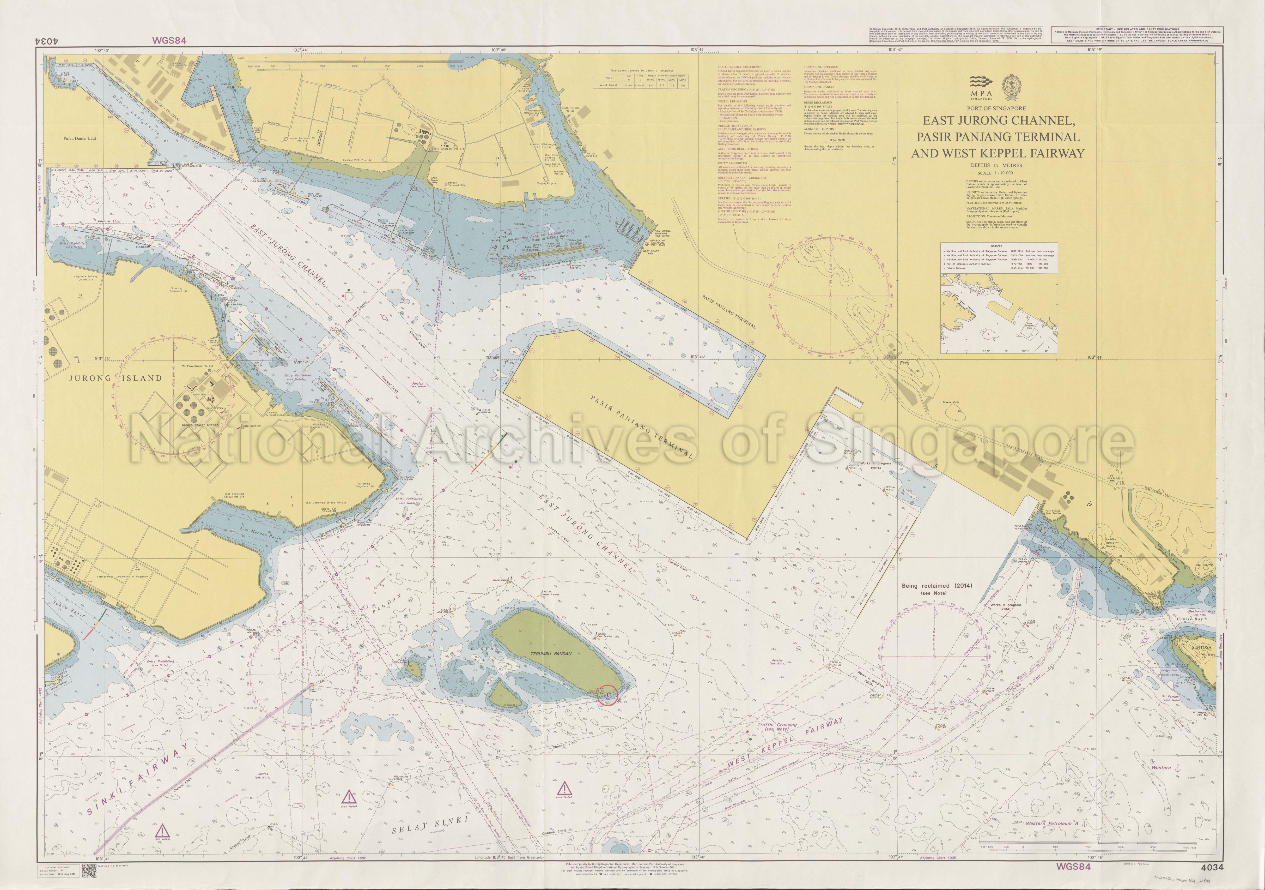 Port Of Singapore. East Jurong Channel, Pasir Panjang