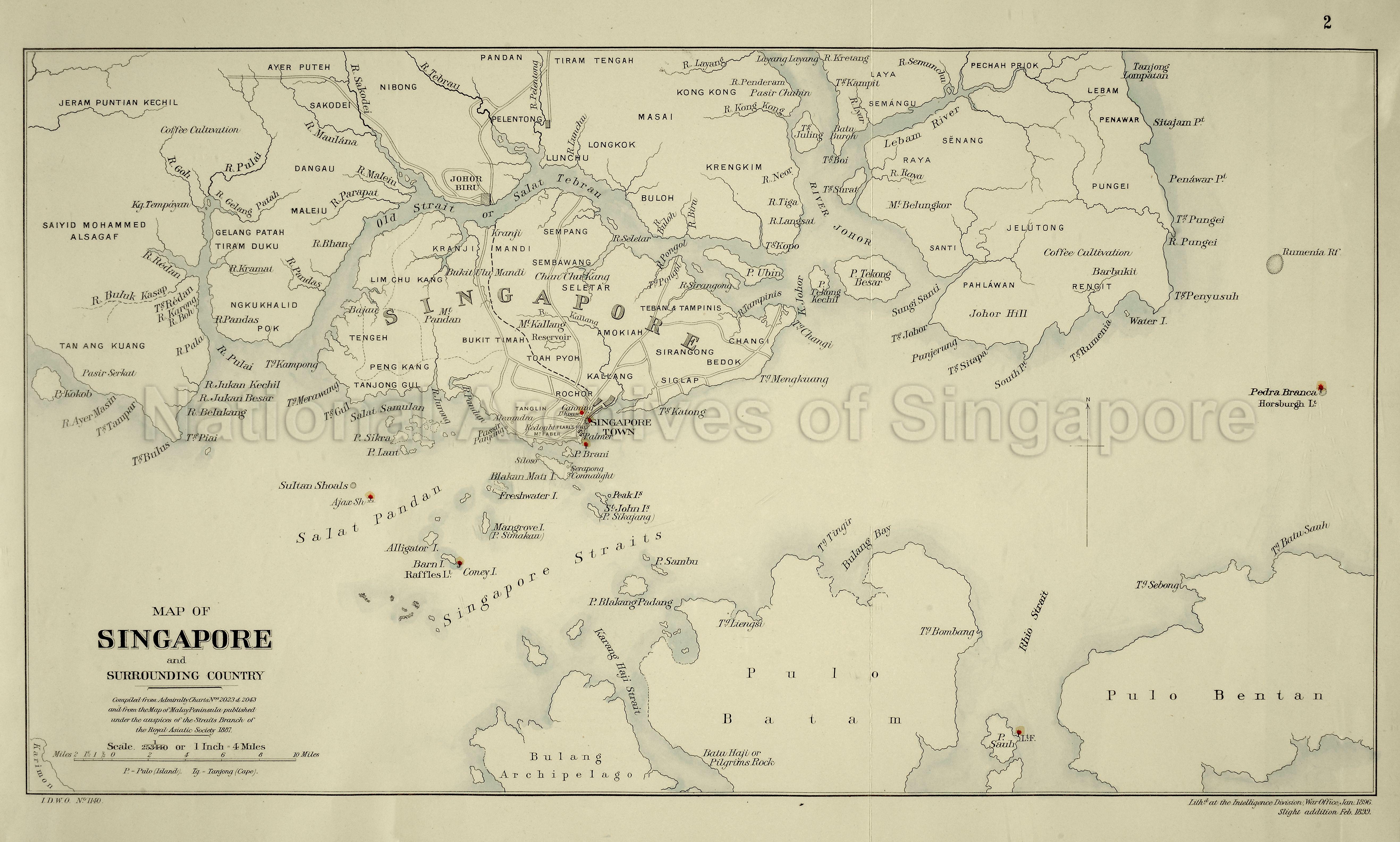 Singapore and the Surrounding Country, 1899